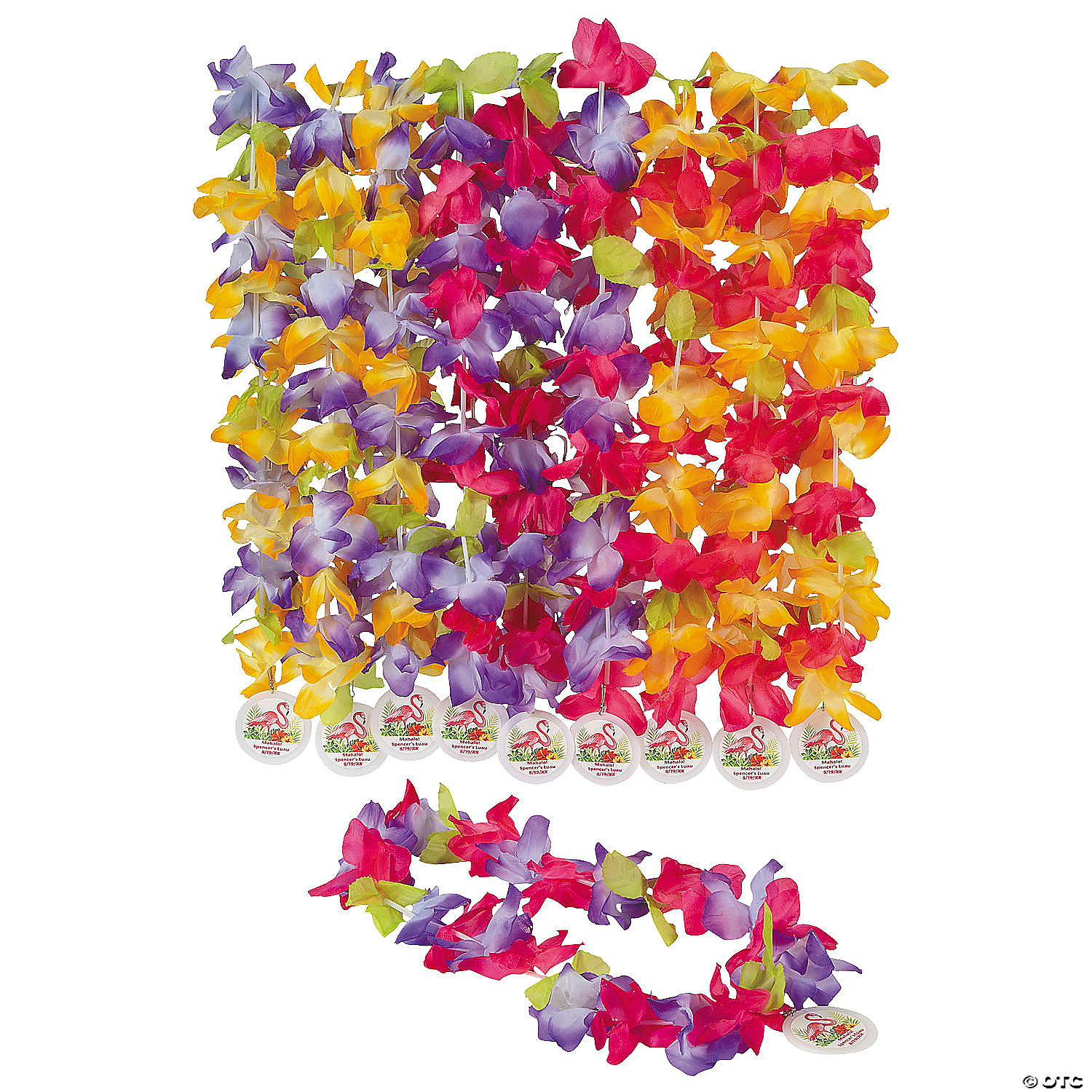 Personalized Mahalo Leis - 24 Pc.