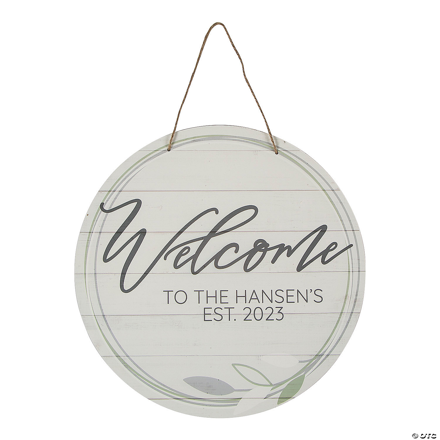 Personalized Positively Simple Door Sign | Fun Express