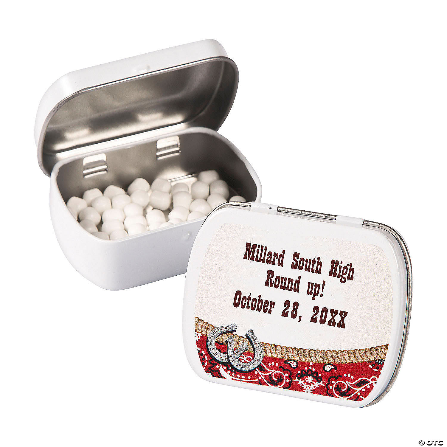 Personalized Western Mint Tins - 24 Pc.