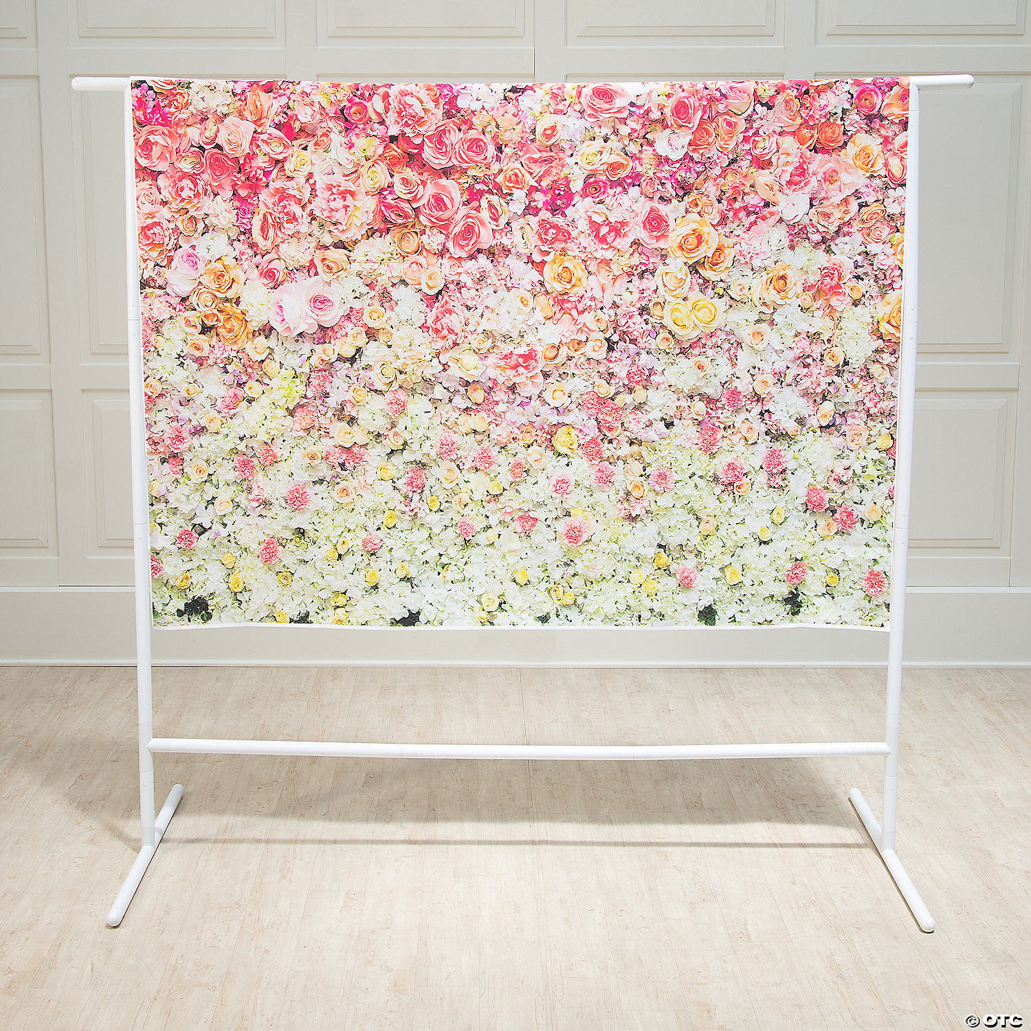 Pink Floral Wedding Backdrop Kit