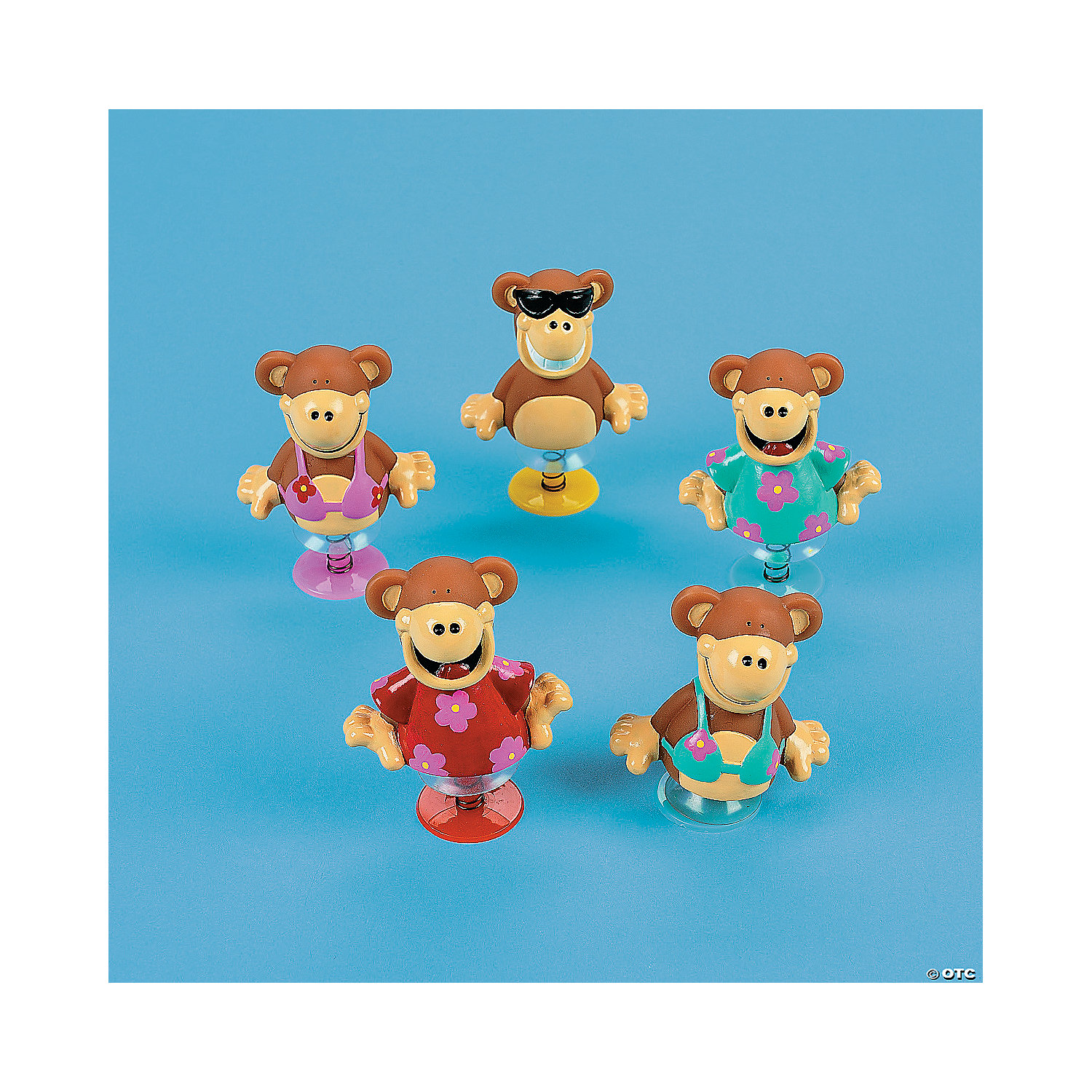 Plastic Beach Monkey Pop-Ups | Fun Express