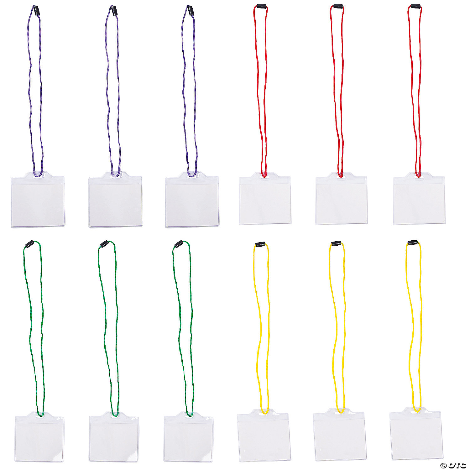 Plastic Bright Badge Holders