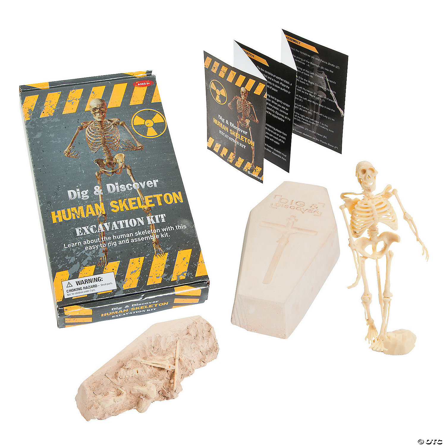 Plastic Dig & Discover Human Skeleton Excavation Kit