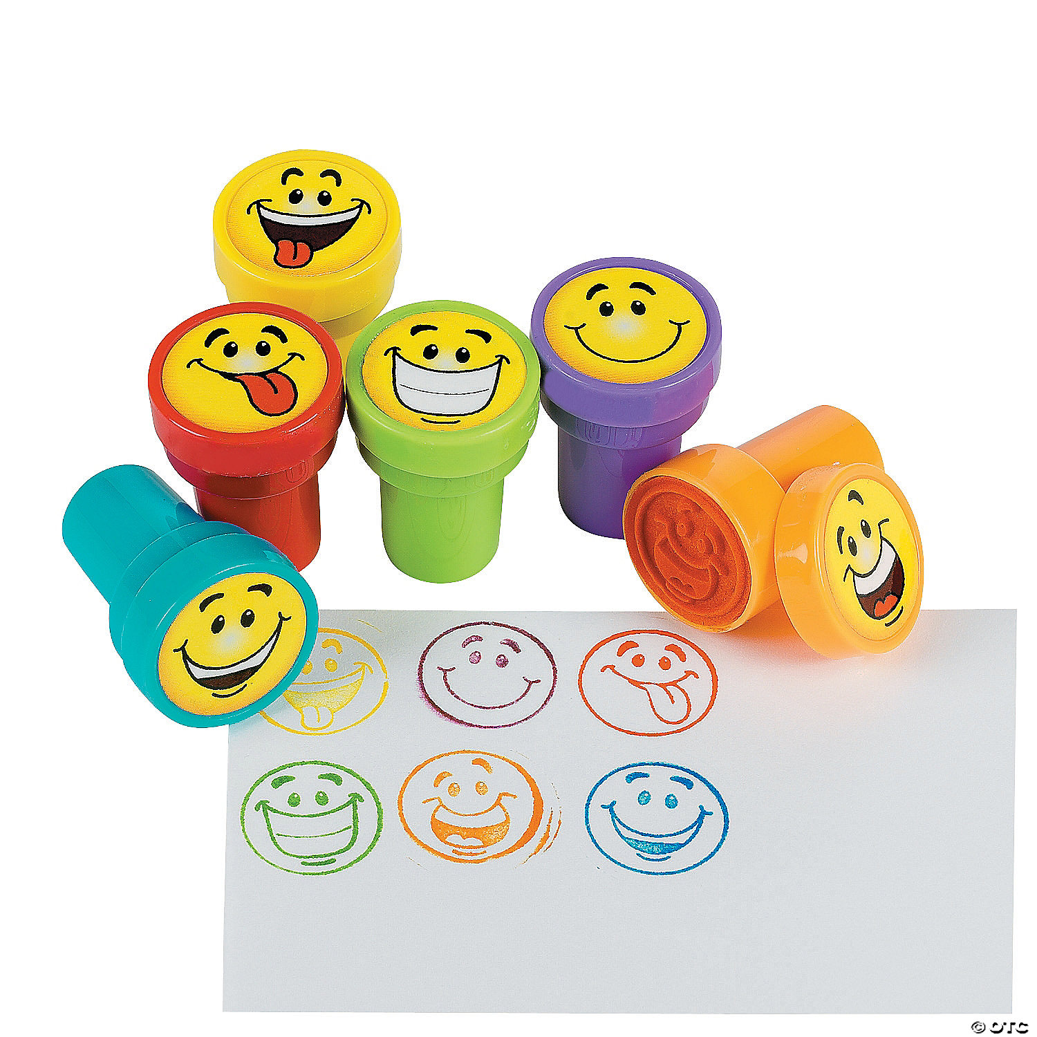 Plastic Goofy Smile Face Stampers