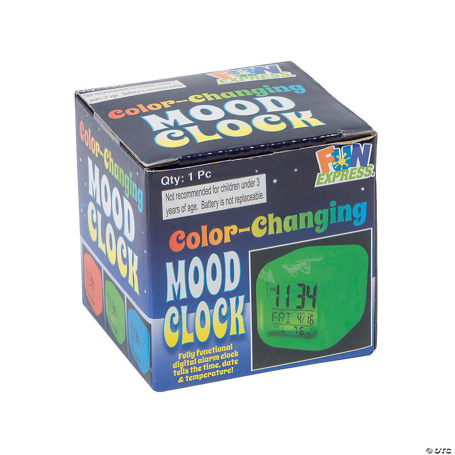 Plastic LED Color-Changing Mood Clock