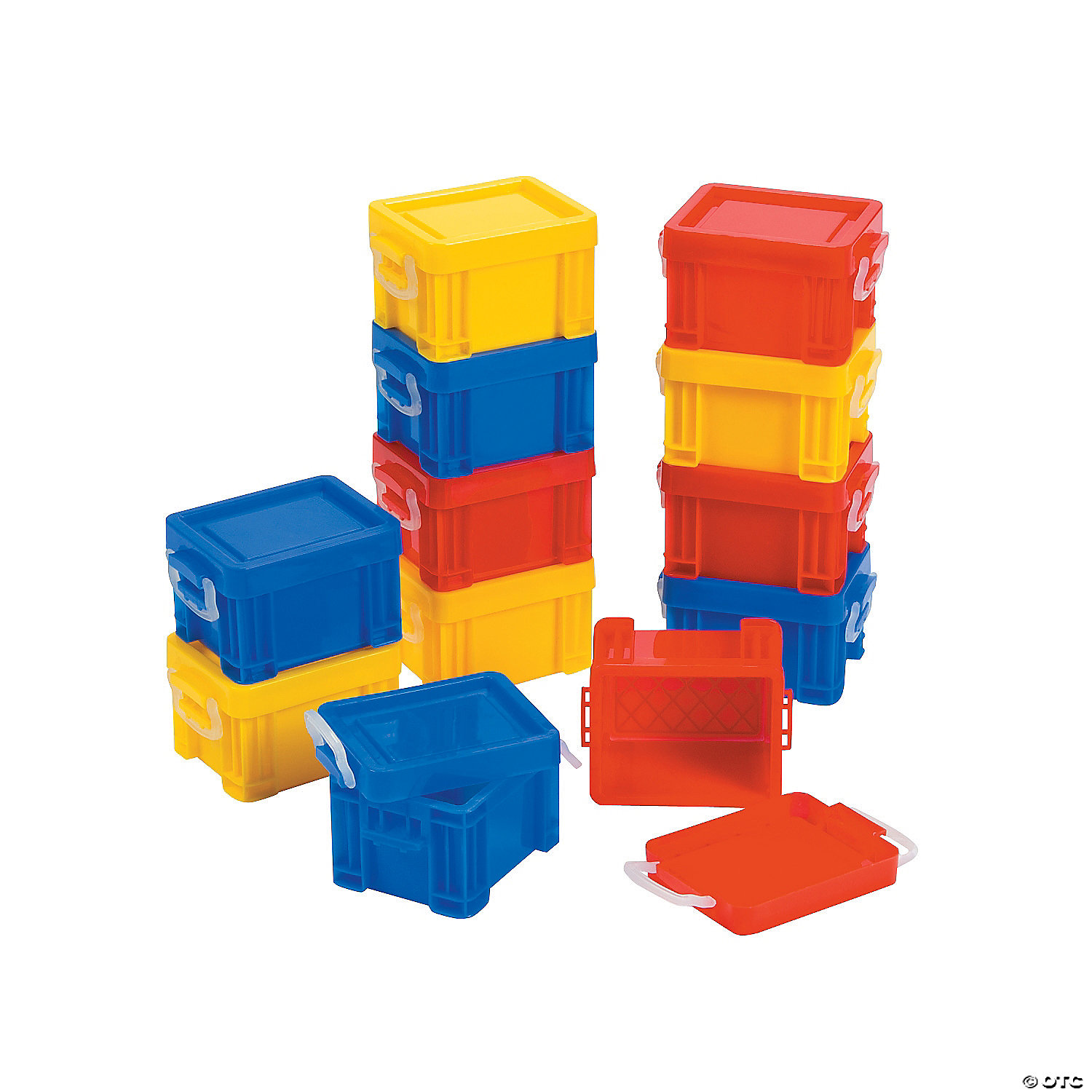 Plastic Mini Stackable Classroom Storage Tubs | Fun Express