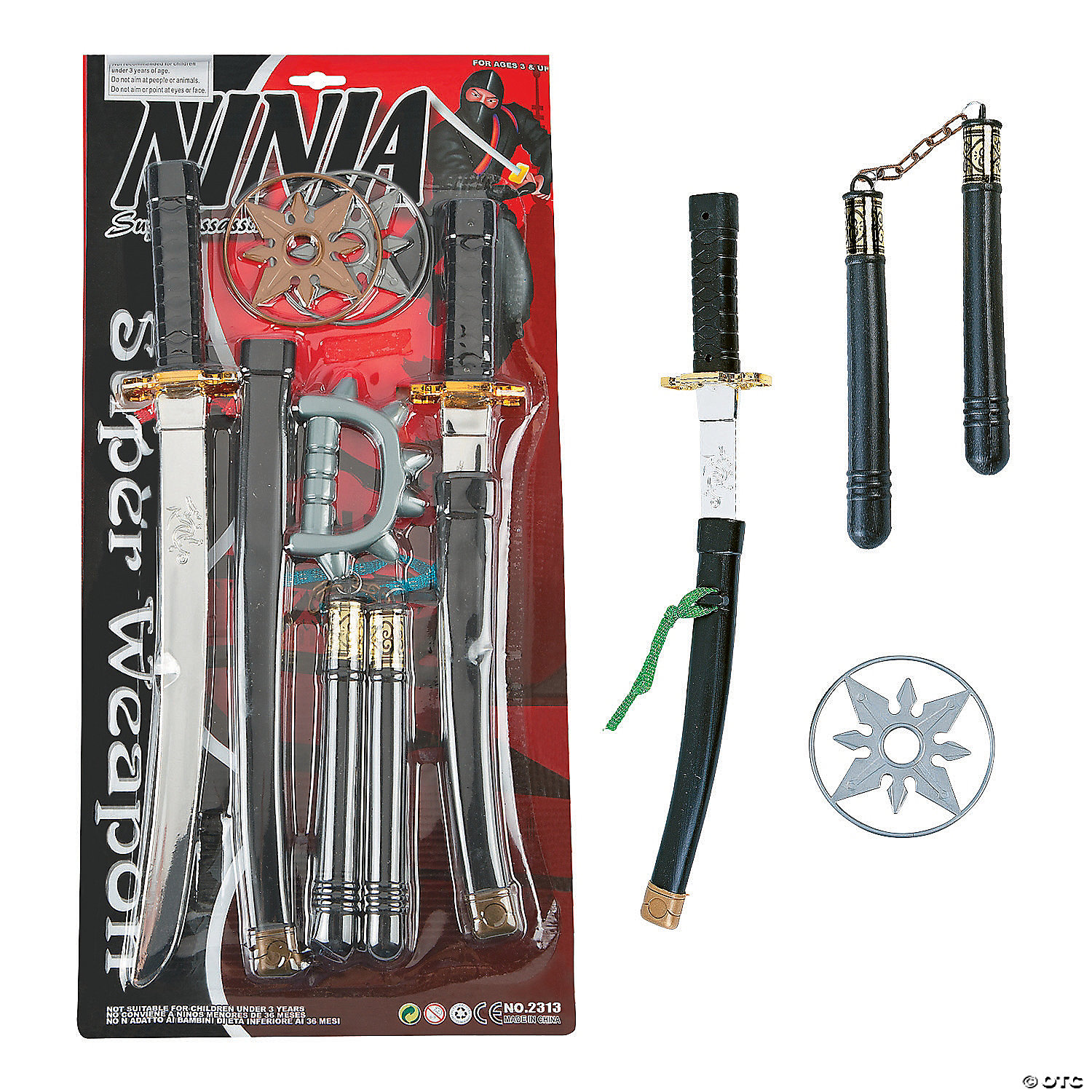 Plastic Ninja Set
