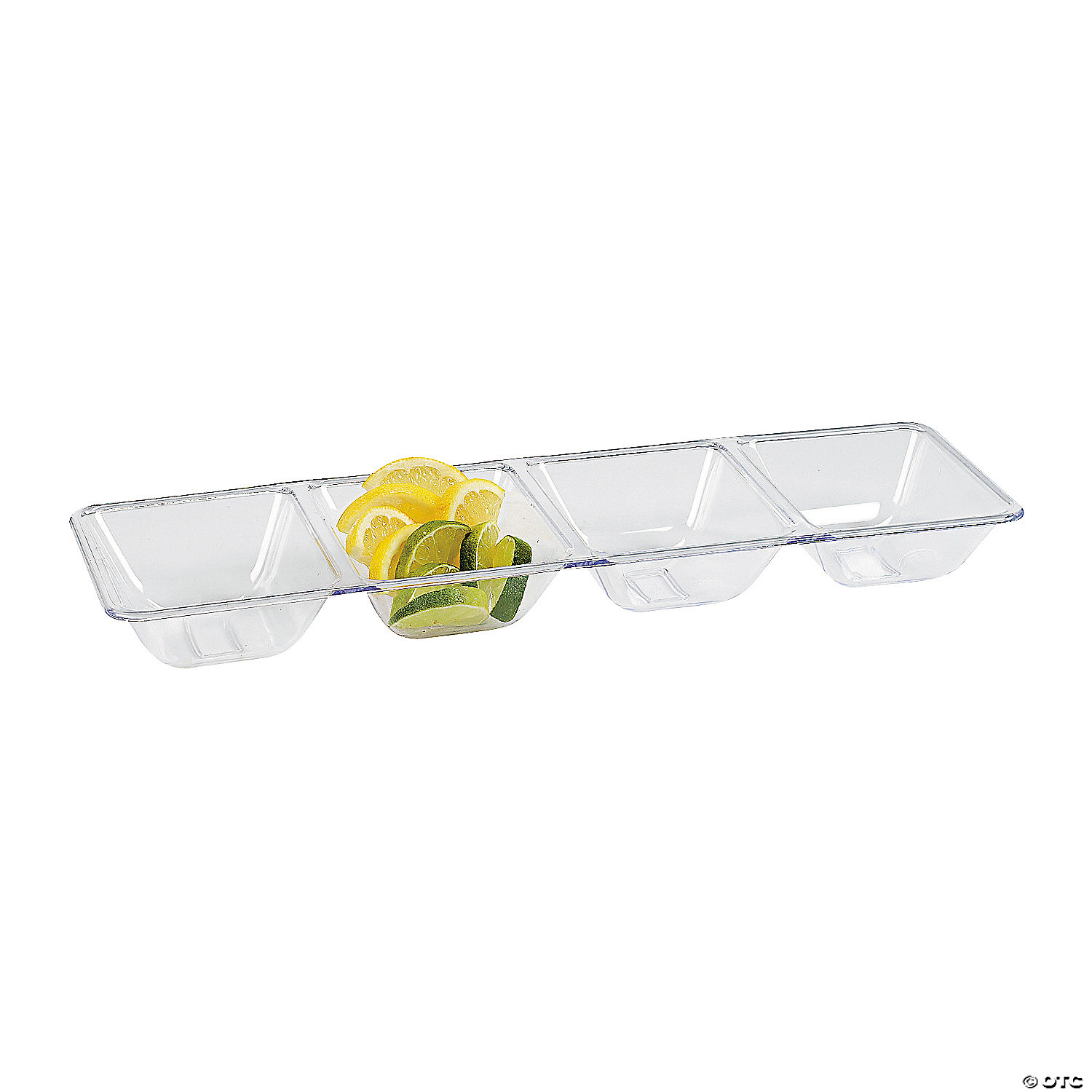 Plastic Smooth Four Compartment Tray | Fun Express