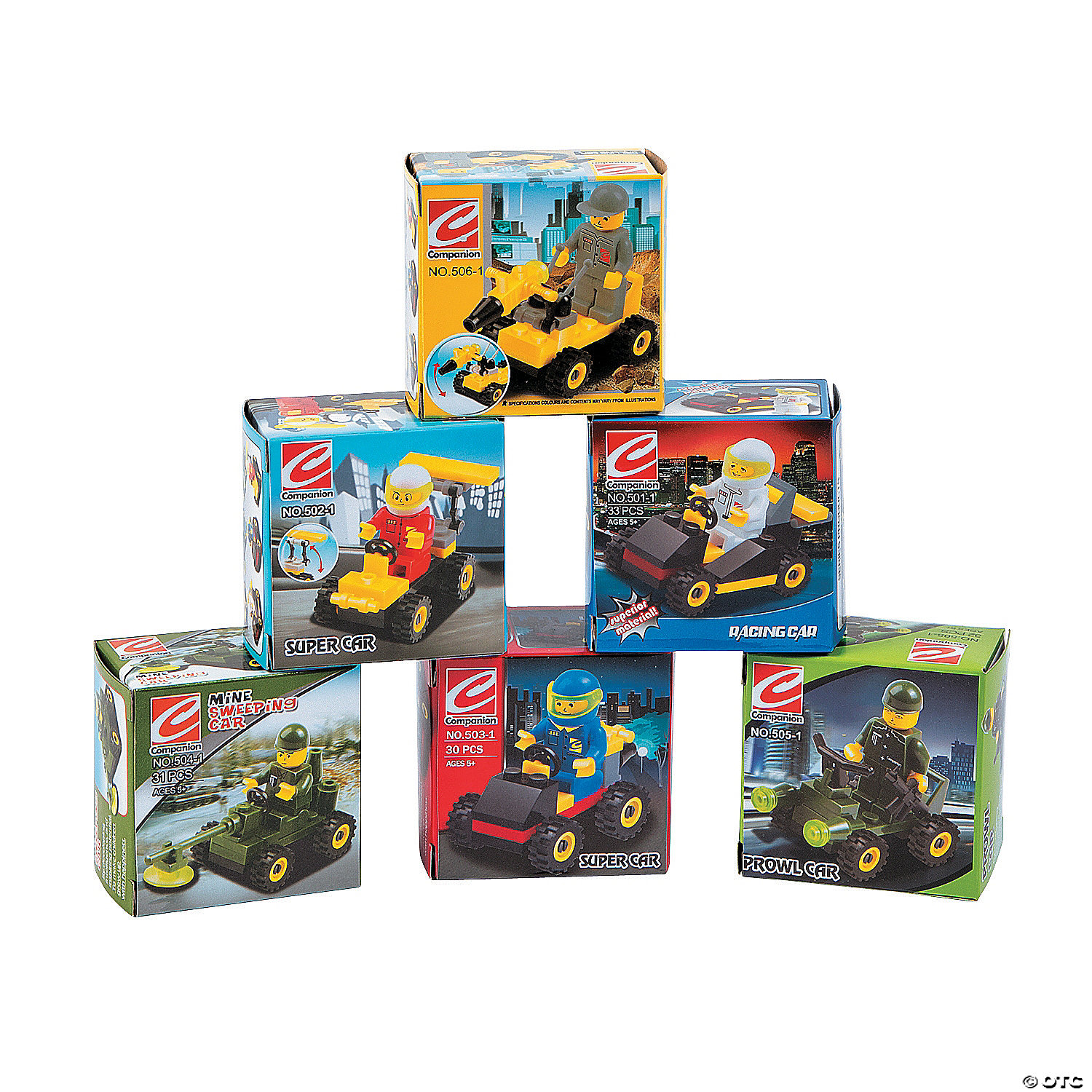 Plastic Vehicle Building Block Kits