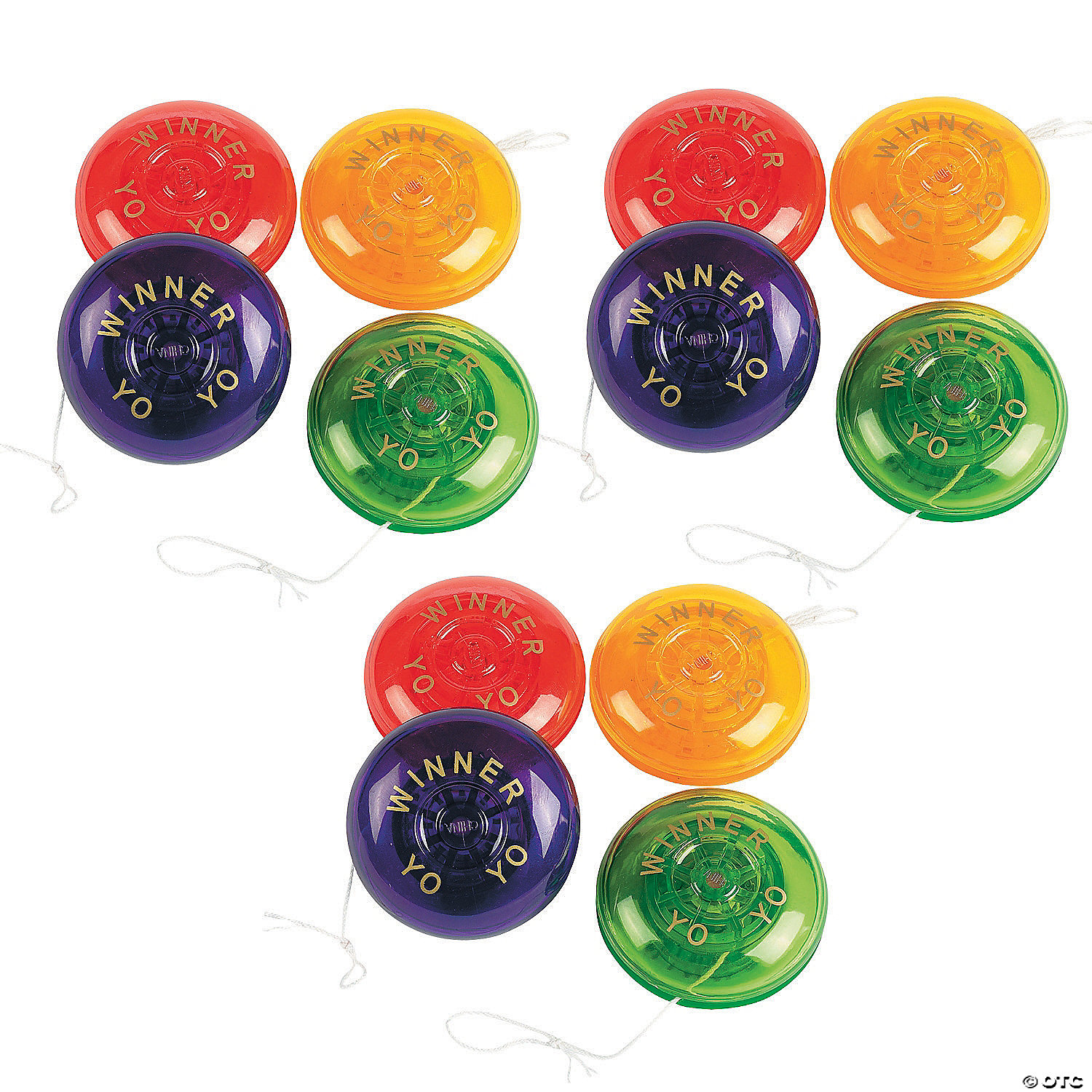 Plastic “Winner” YoYos