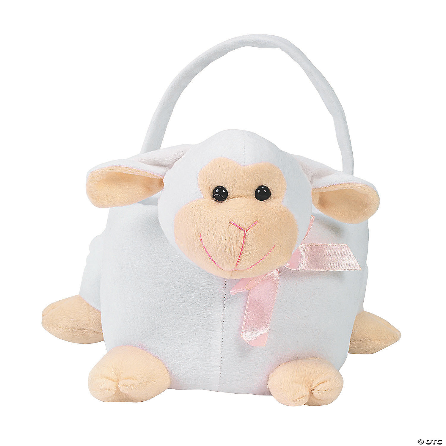 Plush Lamb Easter Basket | Fun Express