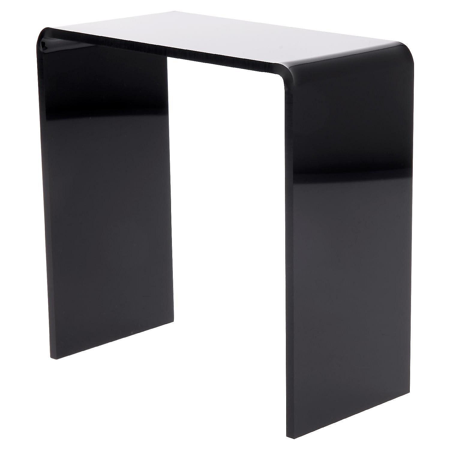 Plymor Black Acrylic Vertical Rectangular Display Riser, 7" H x 7" W x ...