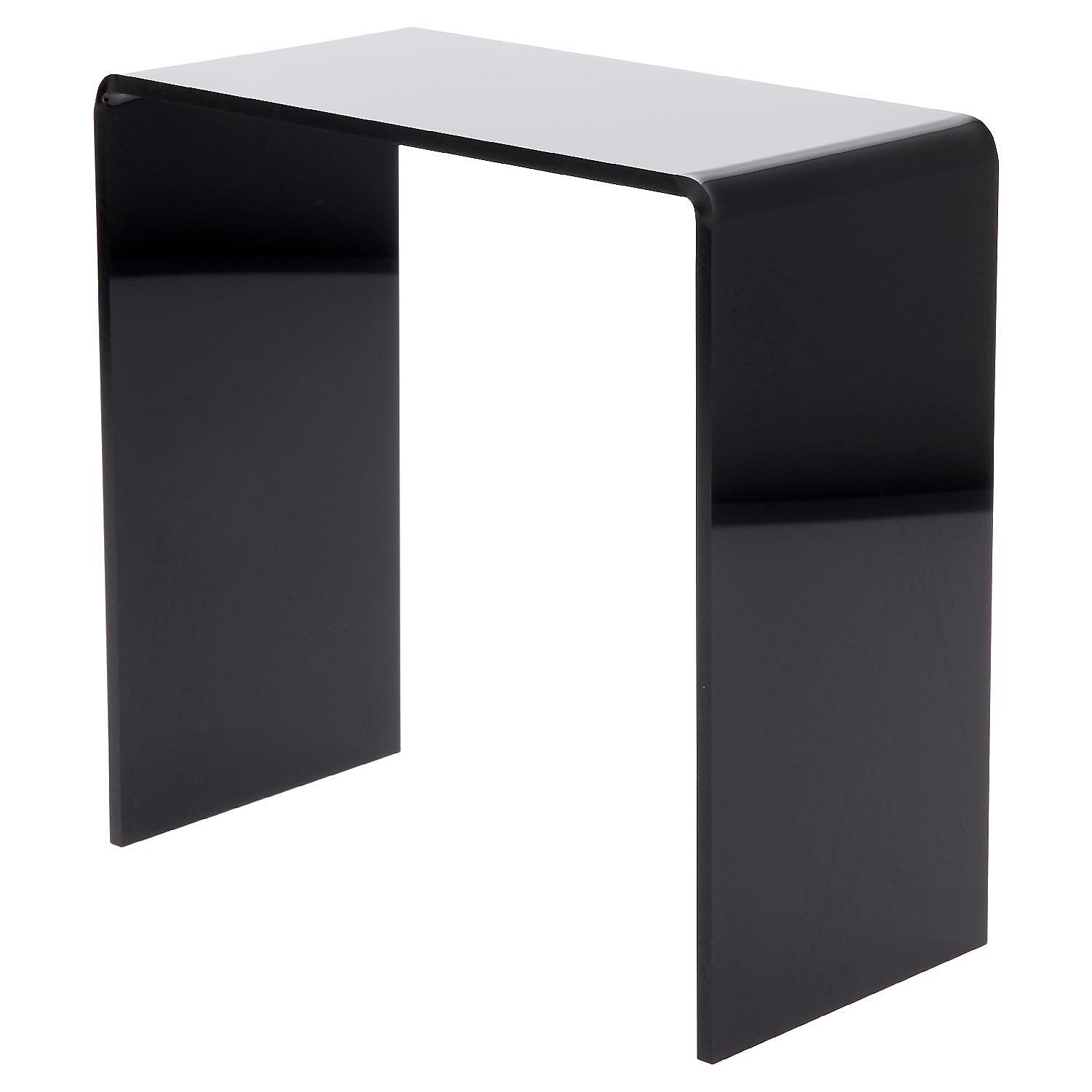 Plymor Black Acrylic Vertical Rectangular Display Riser, 9" H x 9" W x ...