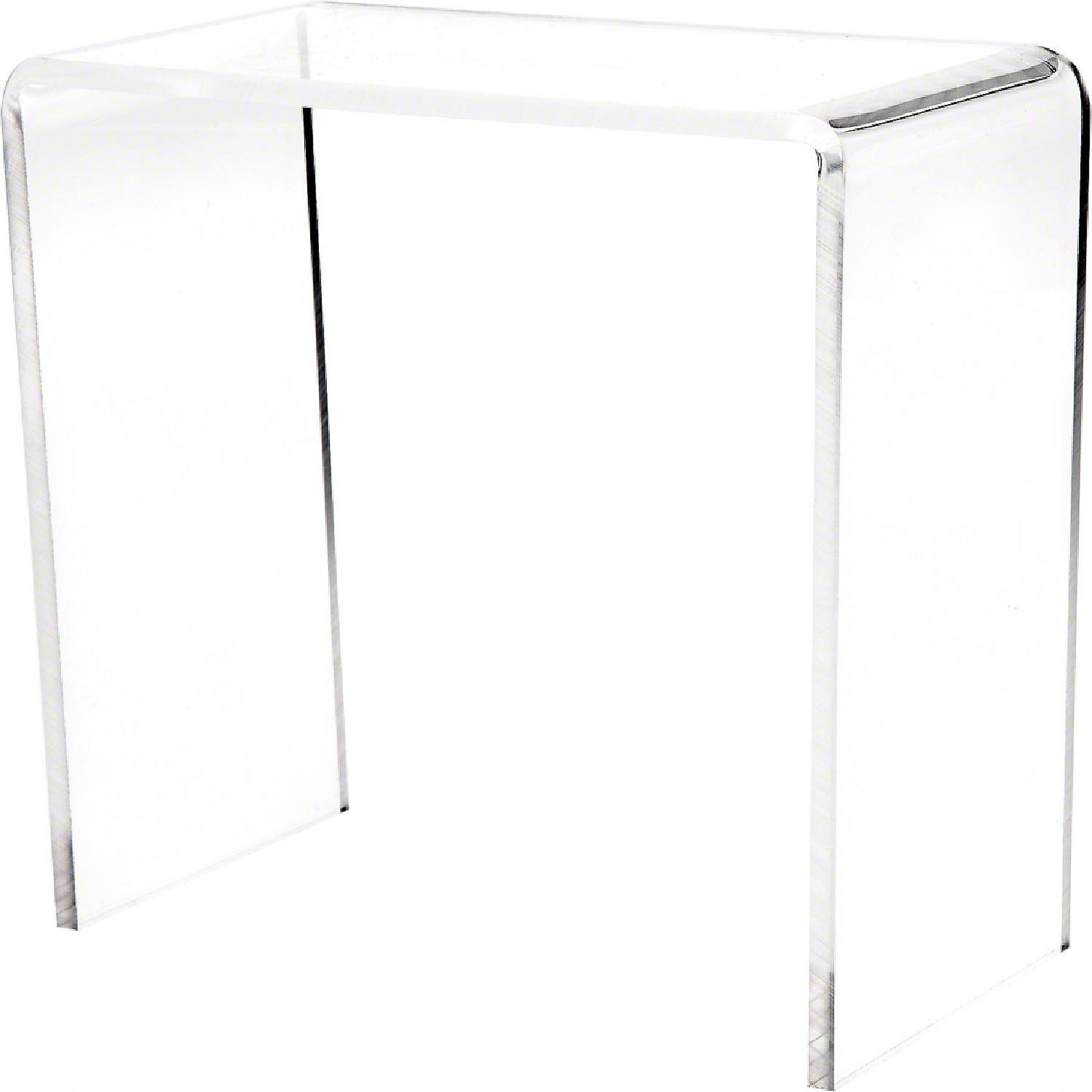 Plymor Clear Acrylic Vertical Rectangular Display Riser, 6" H x 6" W x ...