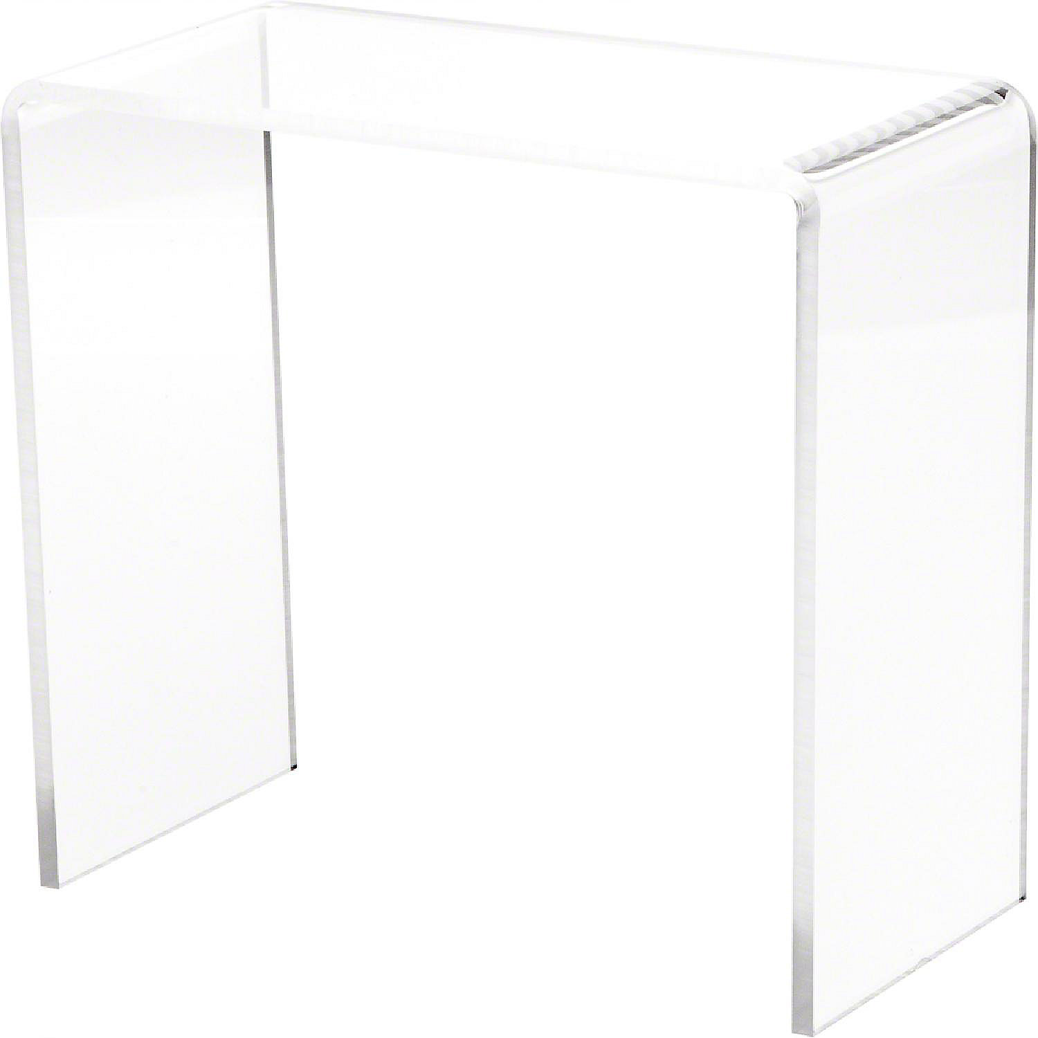Plymor Clear Acrylic Vertical Rectangular Display Riser, 8" H x 8" W x ...