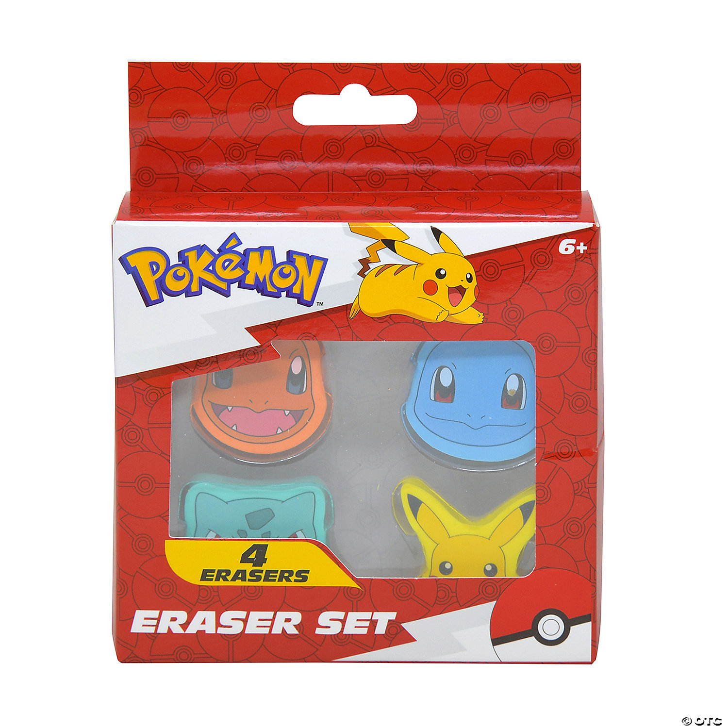 Pokémon™ Shaped Eraser Set
