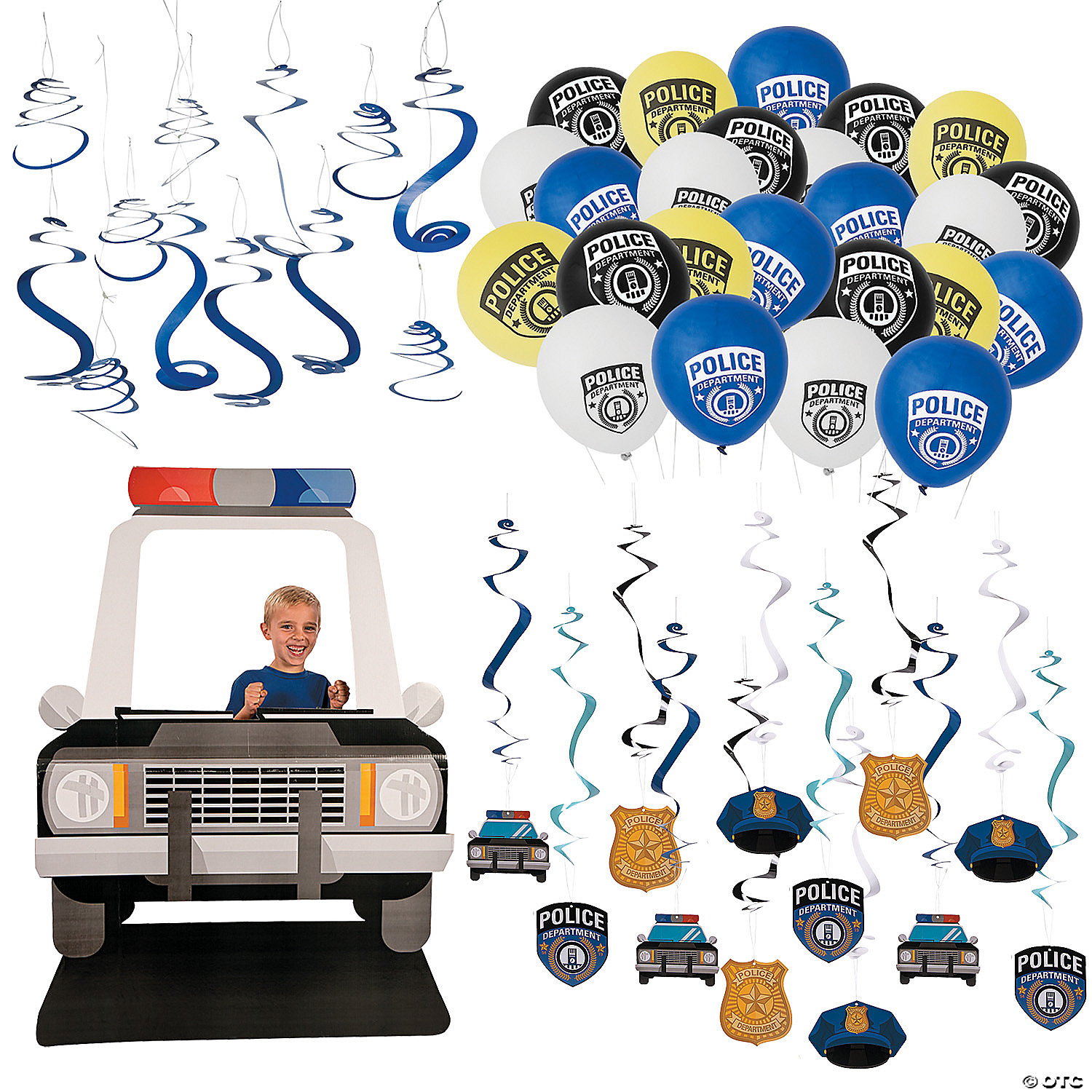 Police Party Decorating Kit - 49 Pc.
