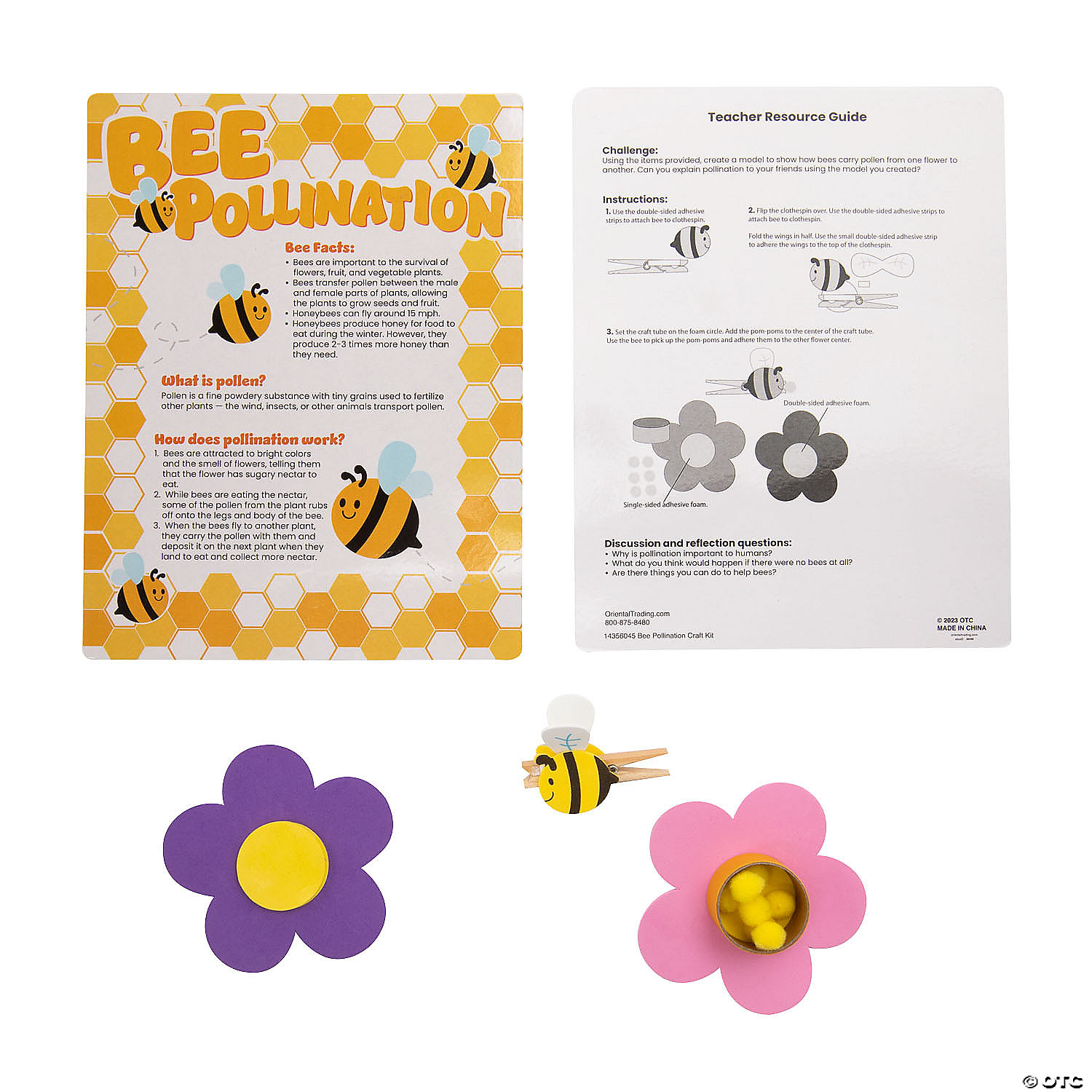 Pollinating Bee Educational Craft Kit