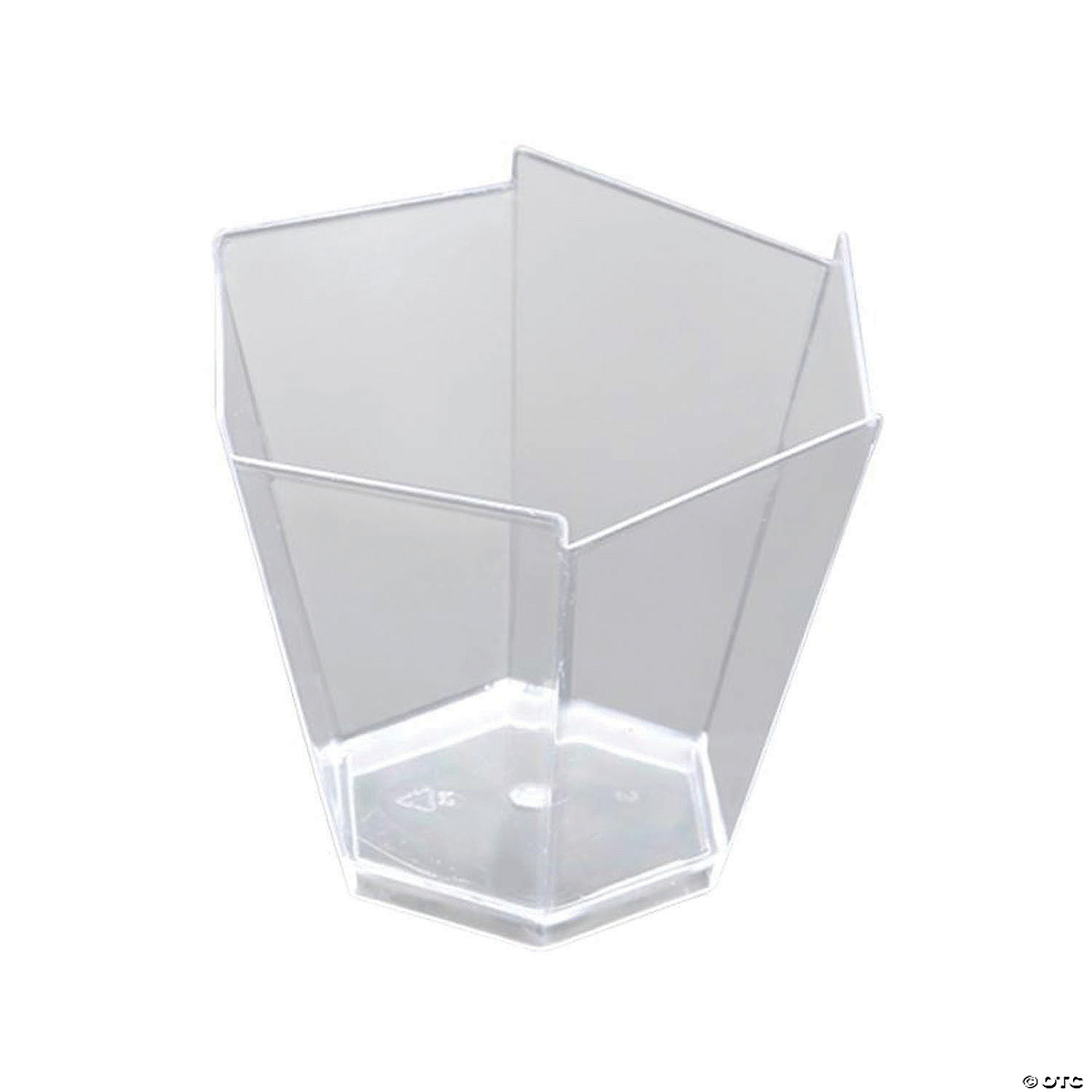 Premium Clear Small Hexagonal Disposable Plastic Cups (288 Cups) | Fun ...