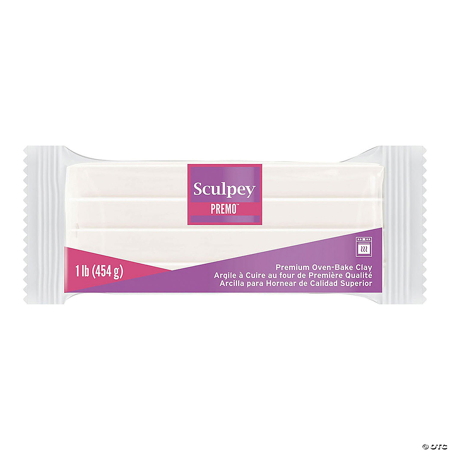 Premo Sculpey Polymer Clay 1lb-White Translucent