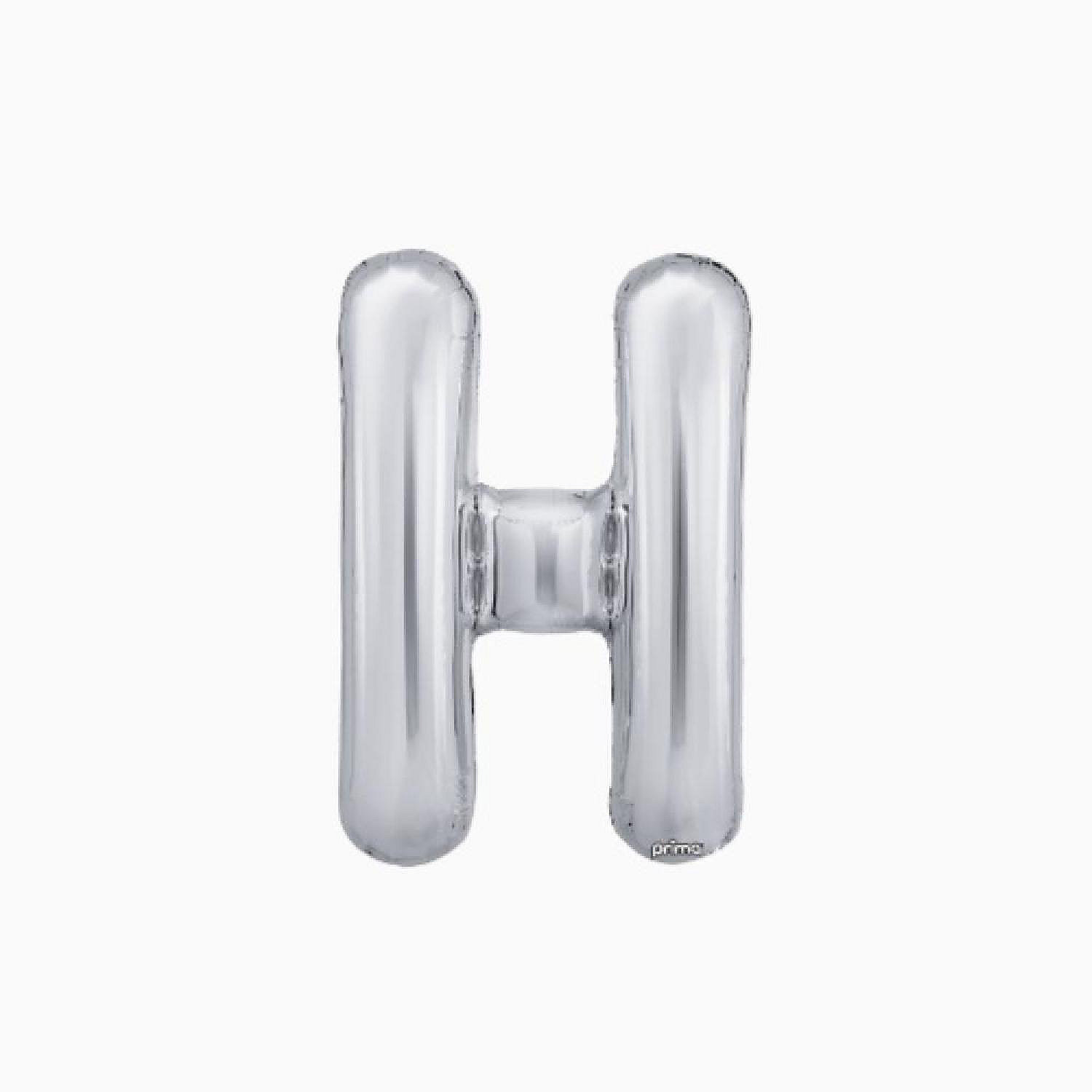 Prima - 16" - Silver - Foil Balloon Letters | Oriental Trading