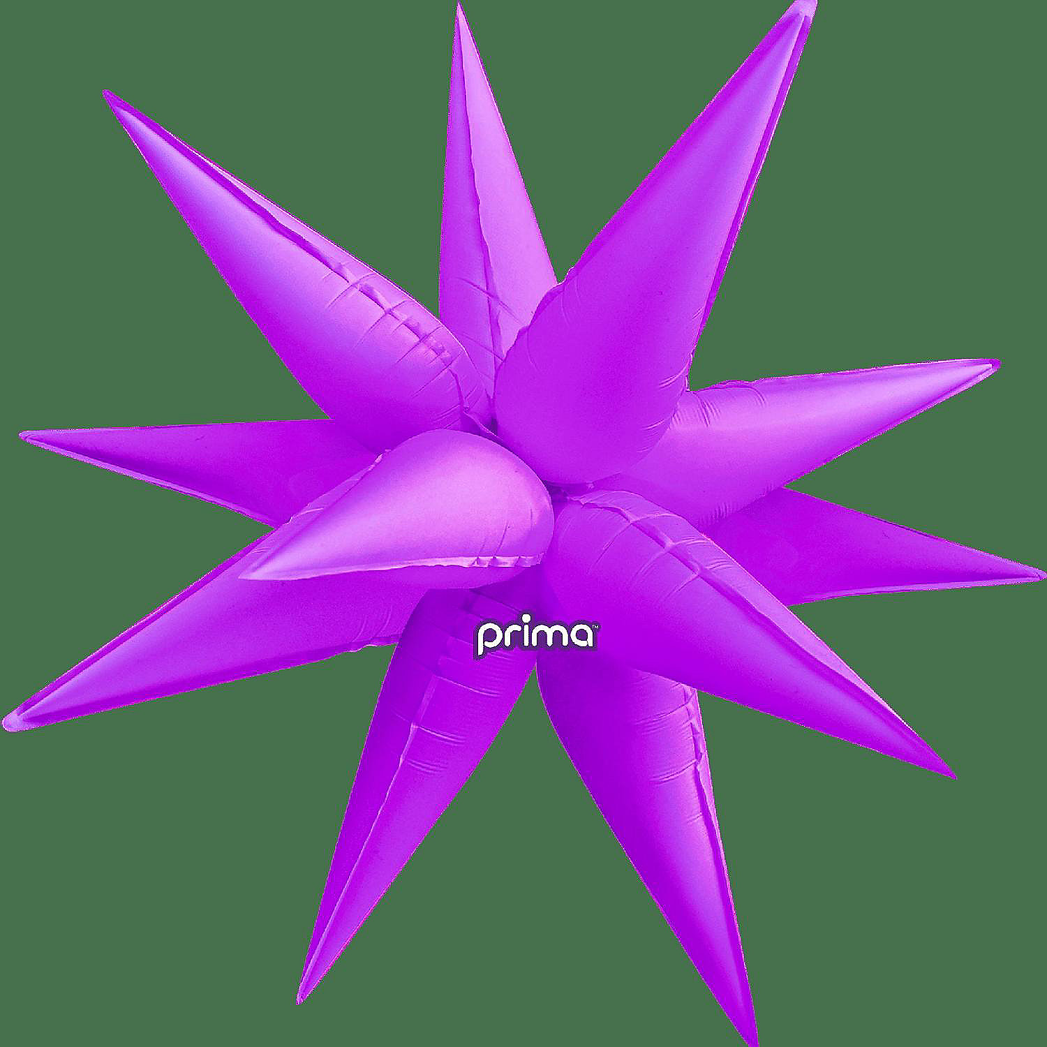 Prima - Purple - Electric Neon Starbursts | Oriental Trading