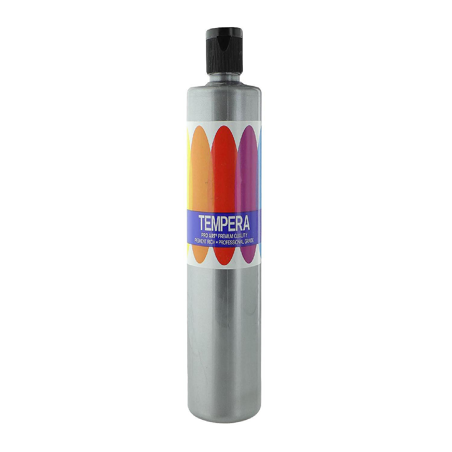 Pro Art Liquid Tempera Paint 16oz Metallic Silver