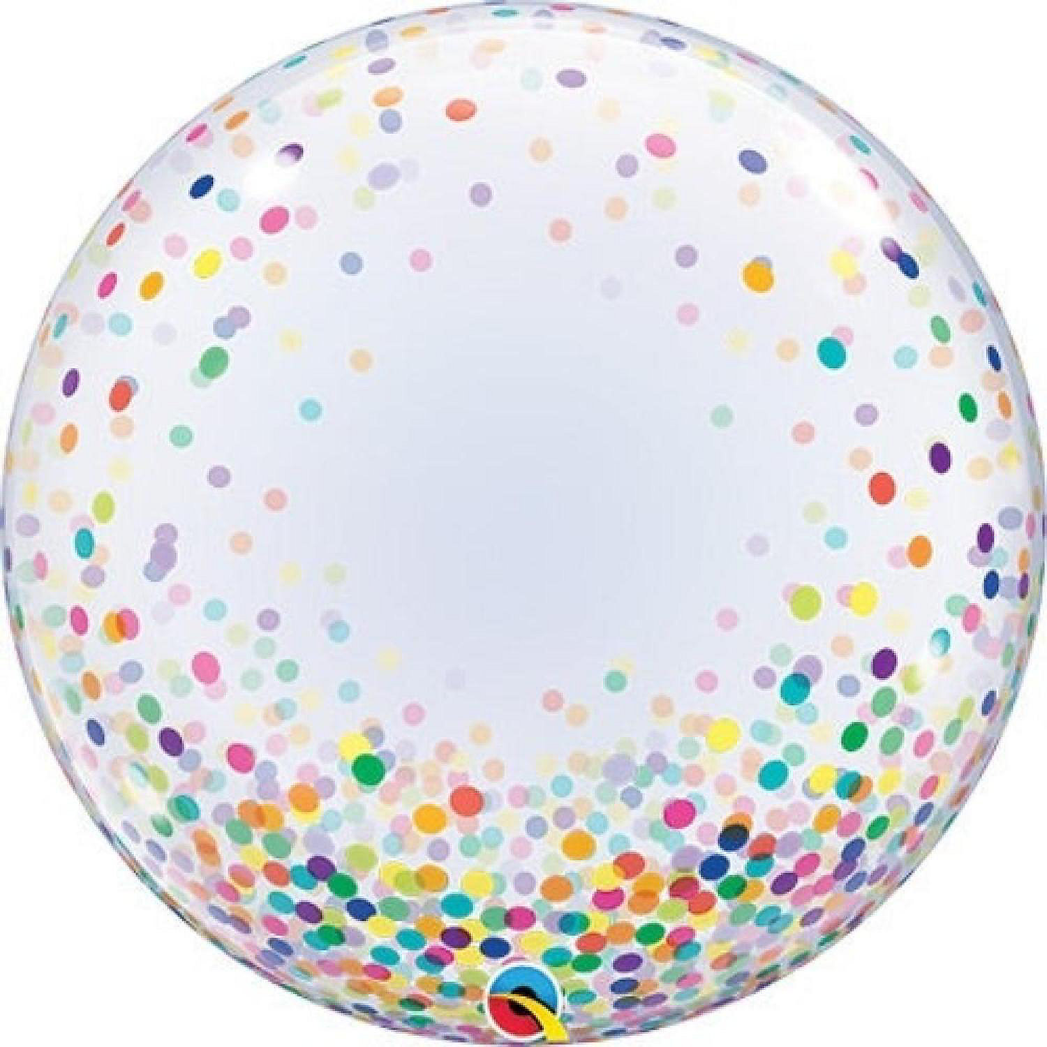 Qualatex - 24" - Colorful Confetti Dots Balloon
