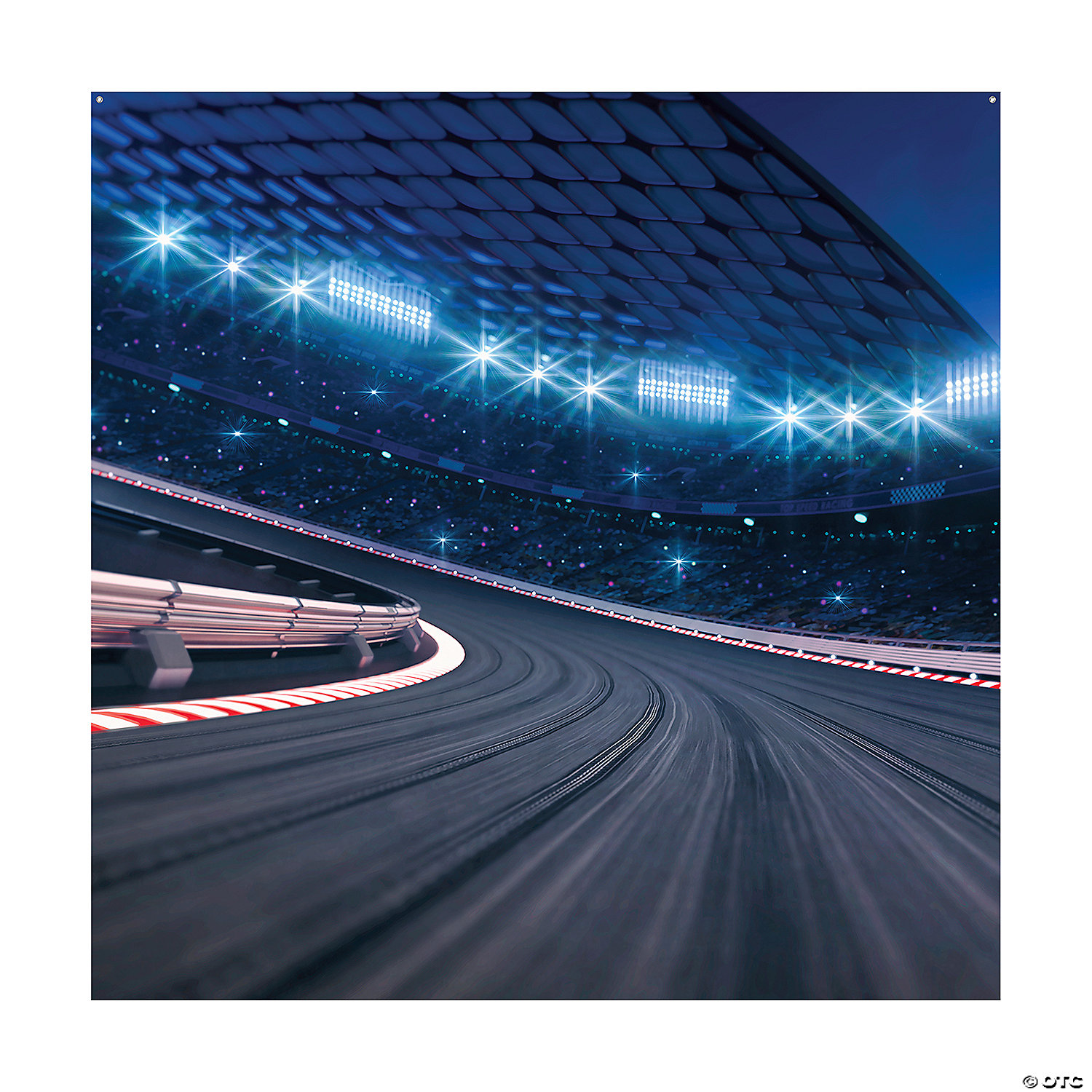 Race Car Track Backdrop Banner | Fun Express