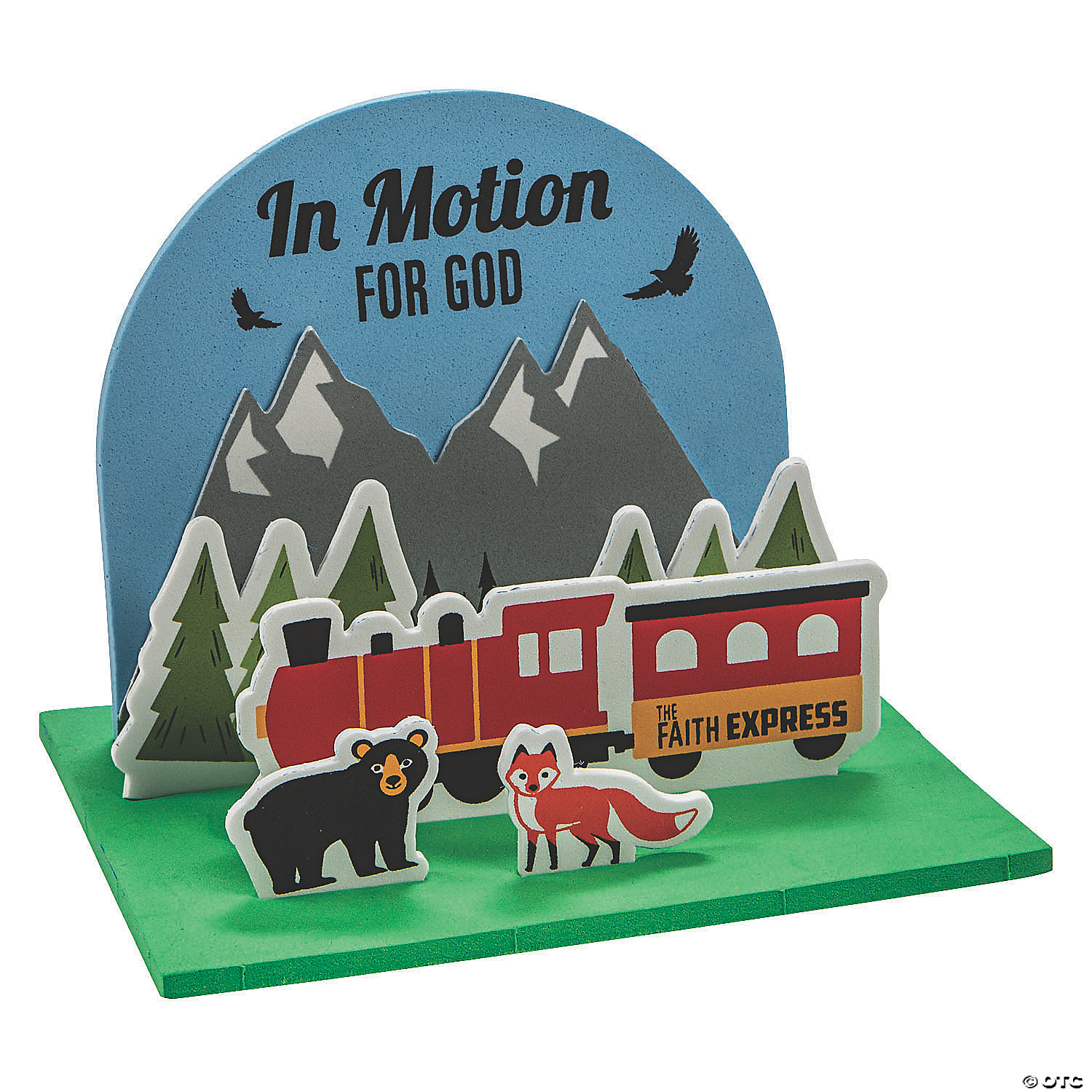 Railroad VBS 3D Train Craft Kit - Makes 12 - Discontinued
