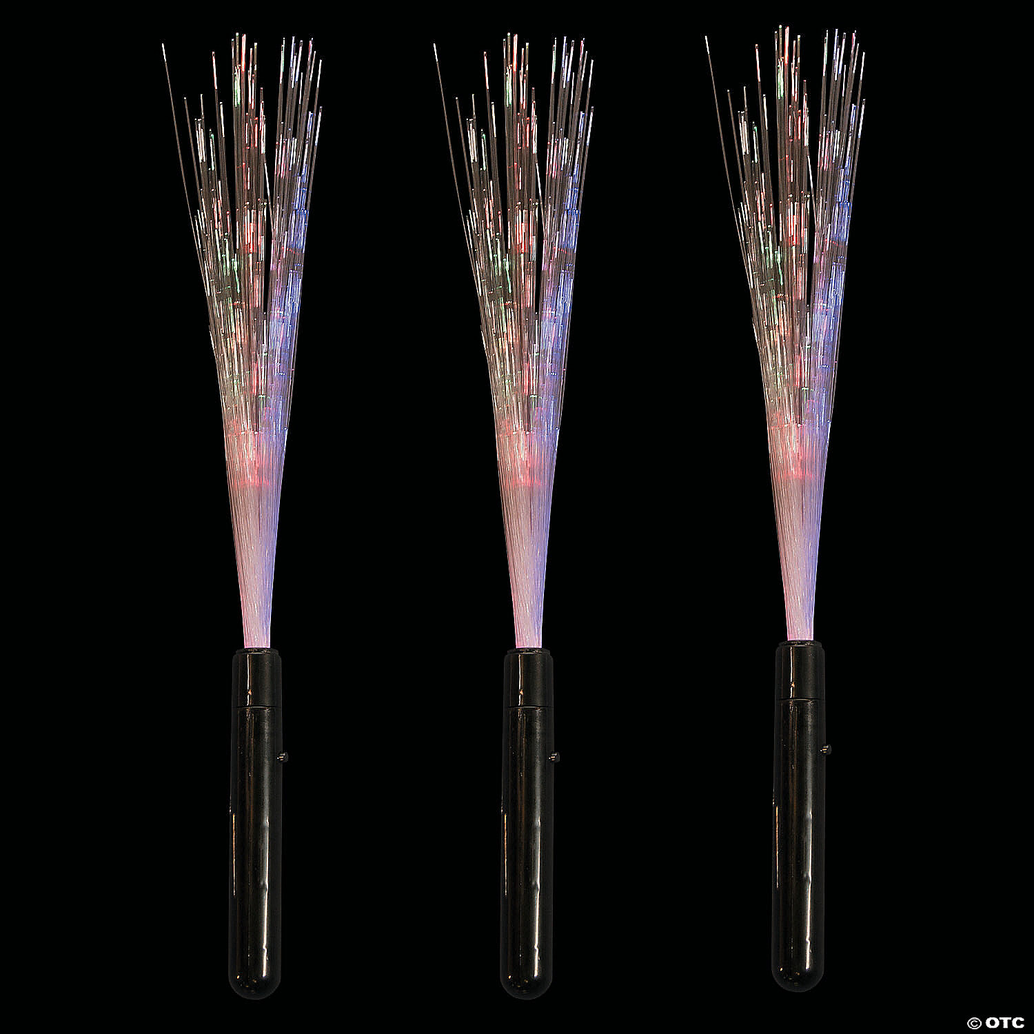 Rainbow Fiber Optic Light-Up Wands