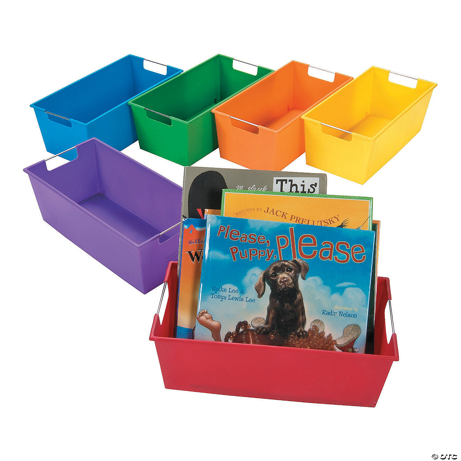 Rainbow Picture Book Bins | Fun Express