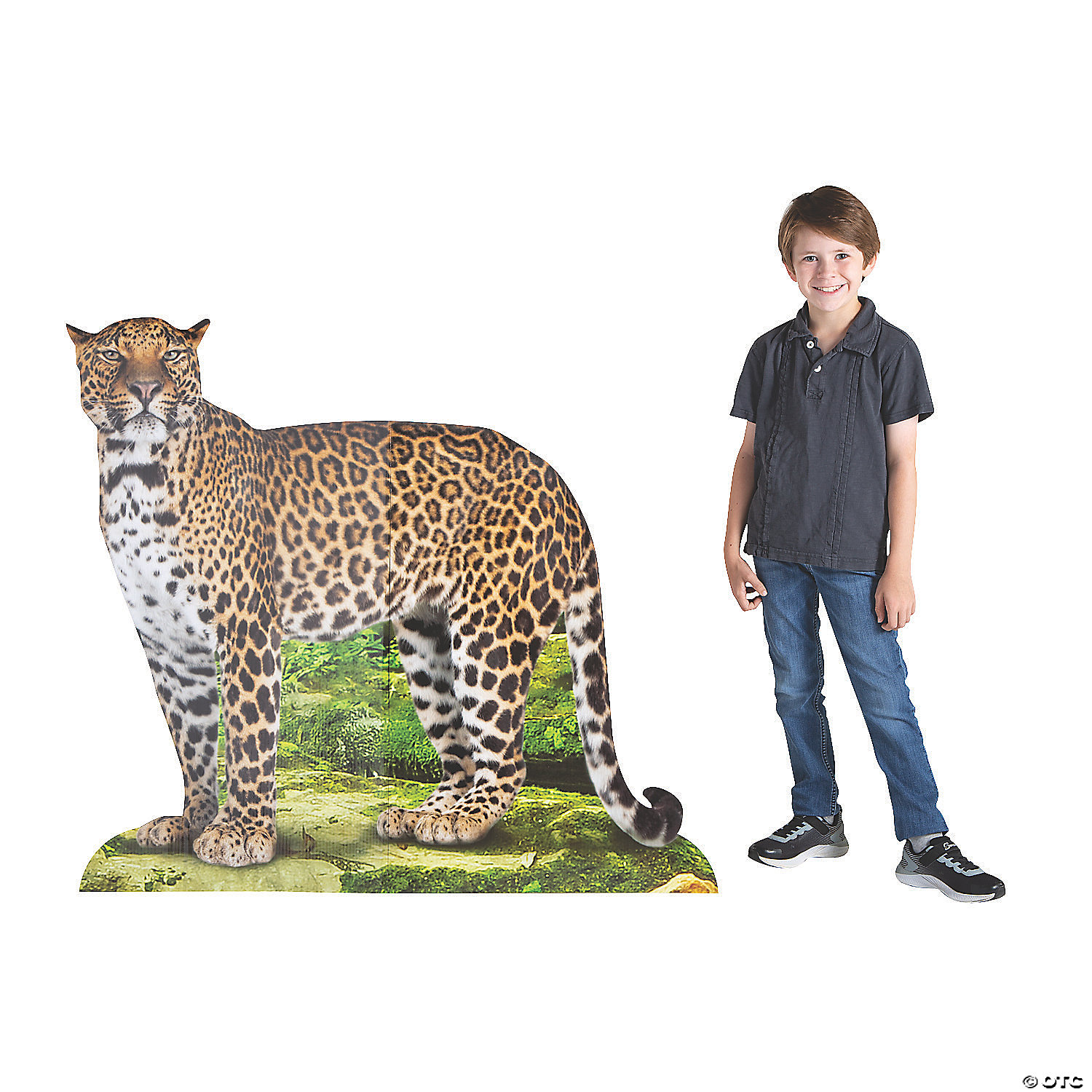 Rainforest Leopard Cardboard Cutout Stand-Up | Fun Express