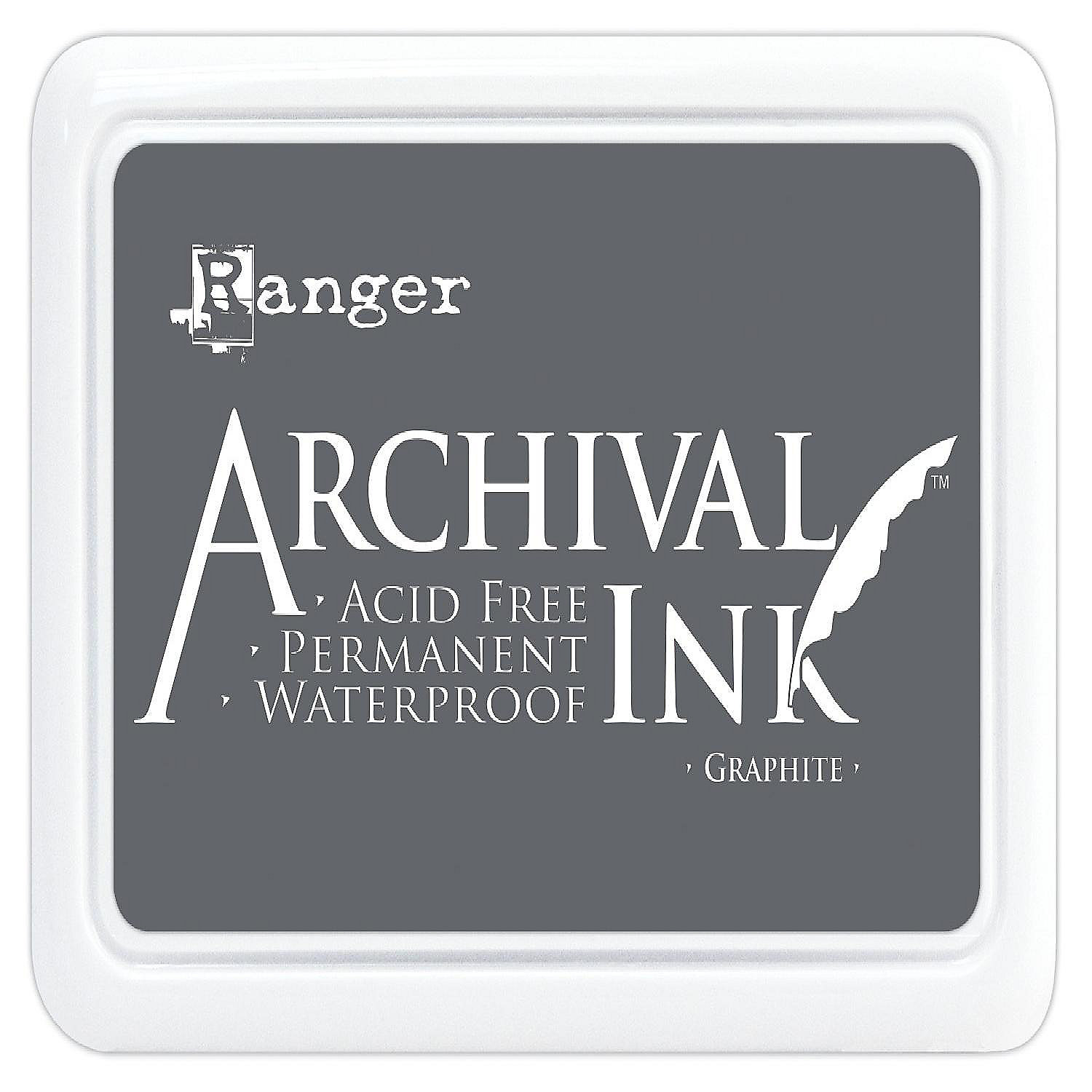 Ranger Archival Ink Pad #0-Graphite | Oriental Trading