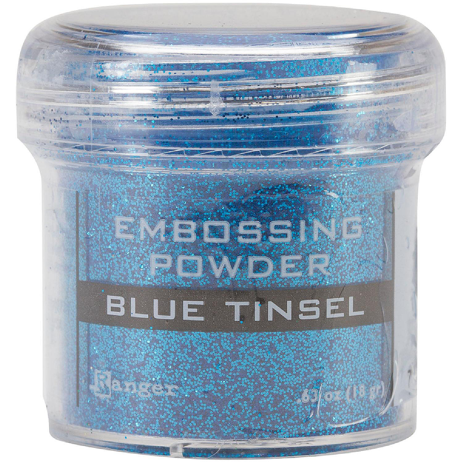 Ranger Embossing Powder-Blue Tinsel | Oriental Trading