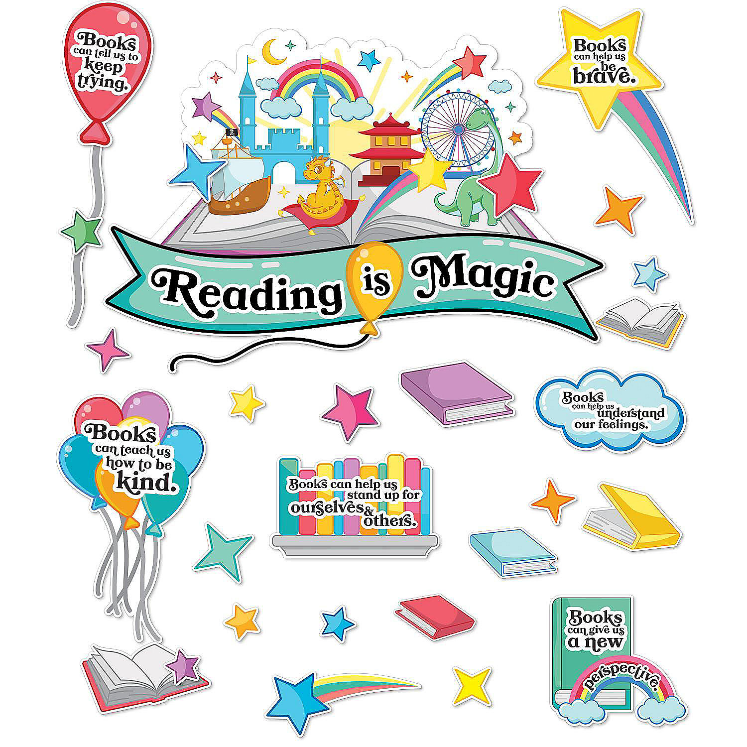 Reading Is Magic Bulletin Board Set | Oriental Trading