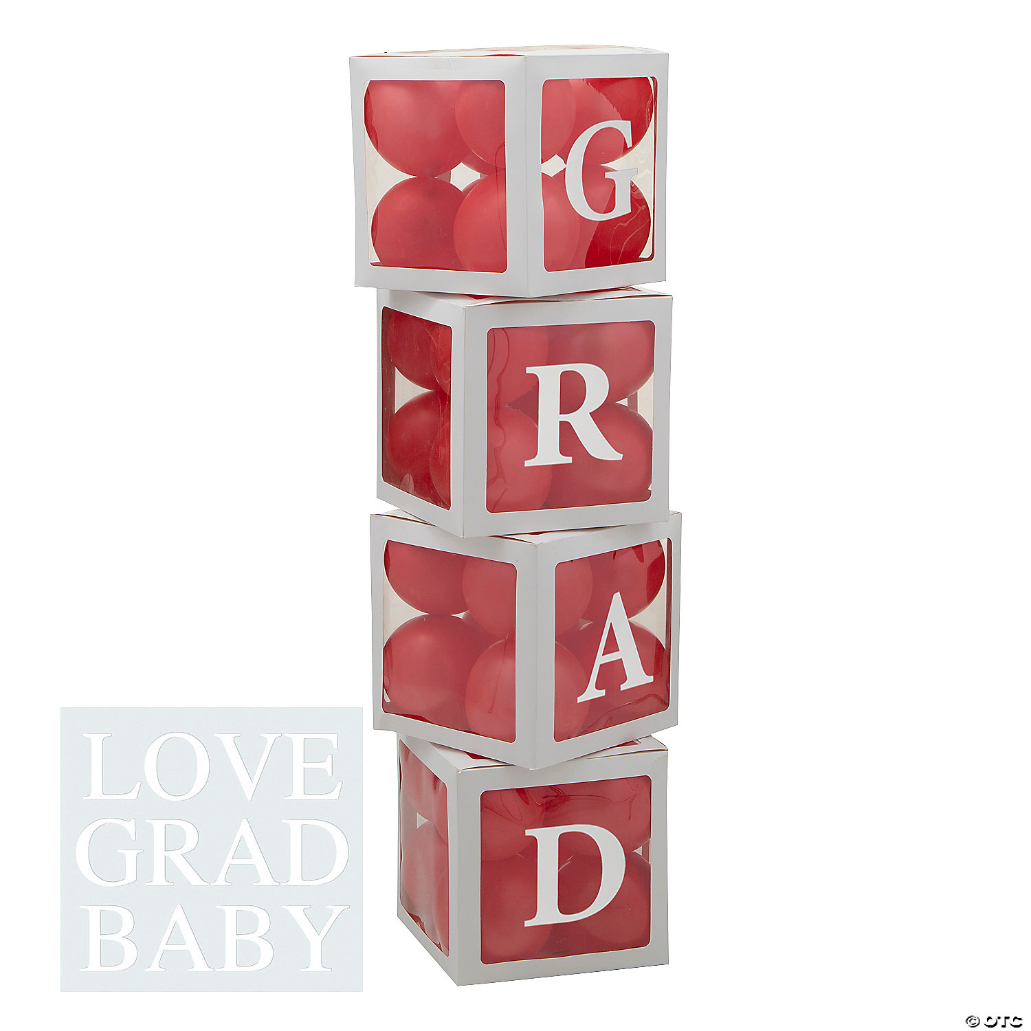 Red Balloon Block Boxes Kit | Fun Express