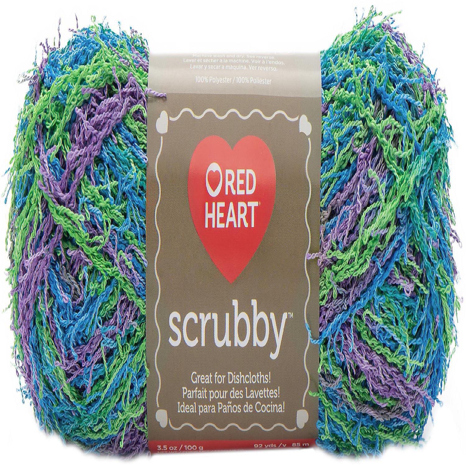 Red Heart Scrubby Yarn-Capri | Oriental Trading