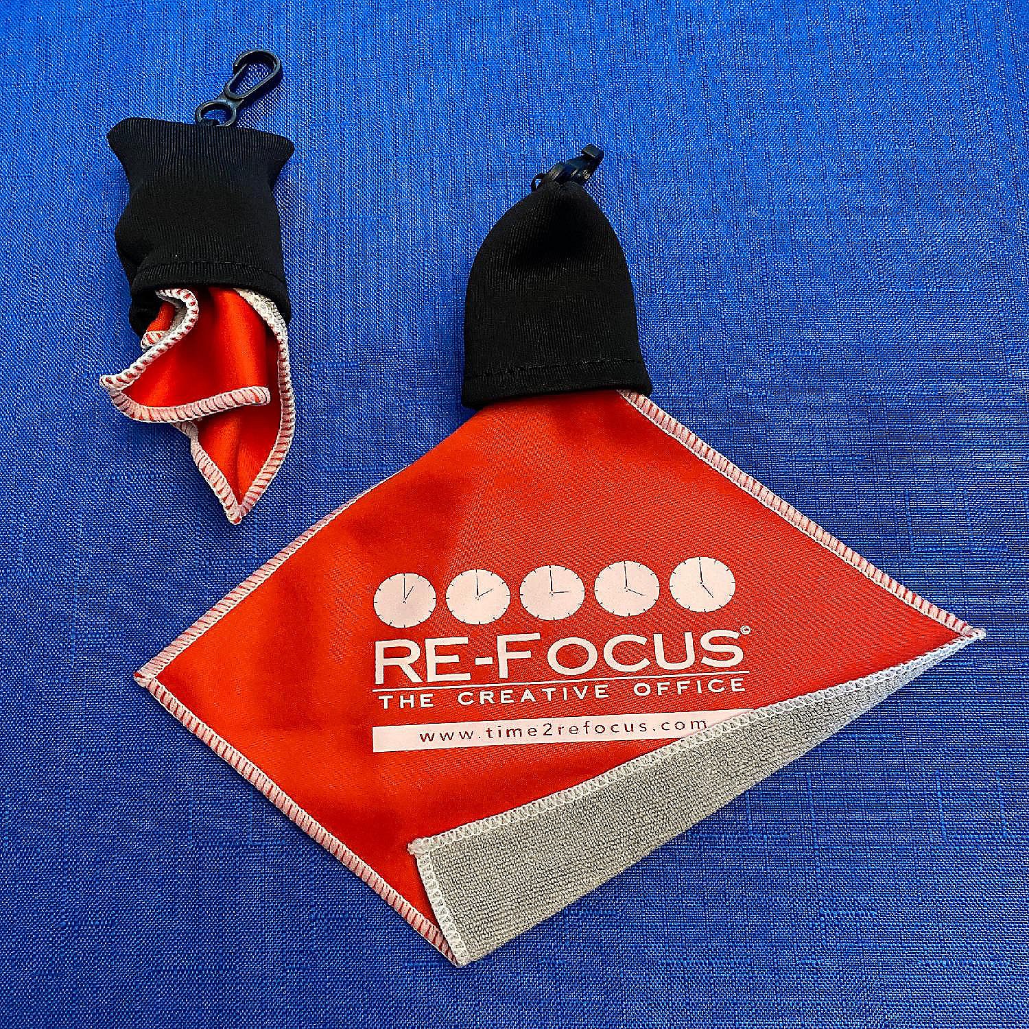 Red Microfiber Cleaning Cloth Key Chain | Oriental Trading