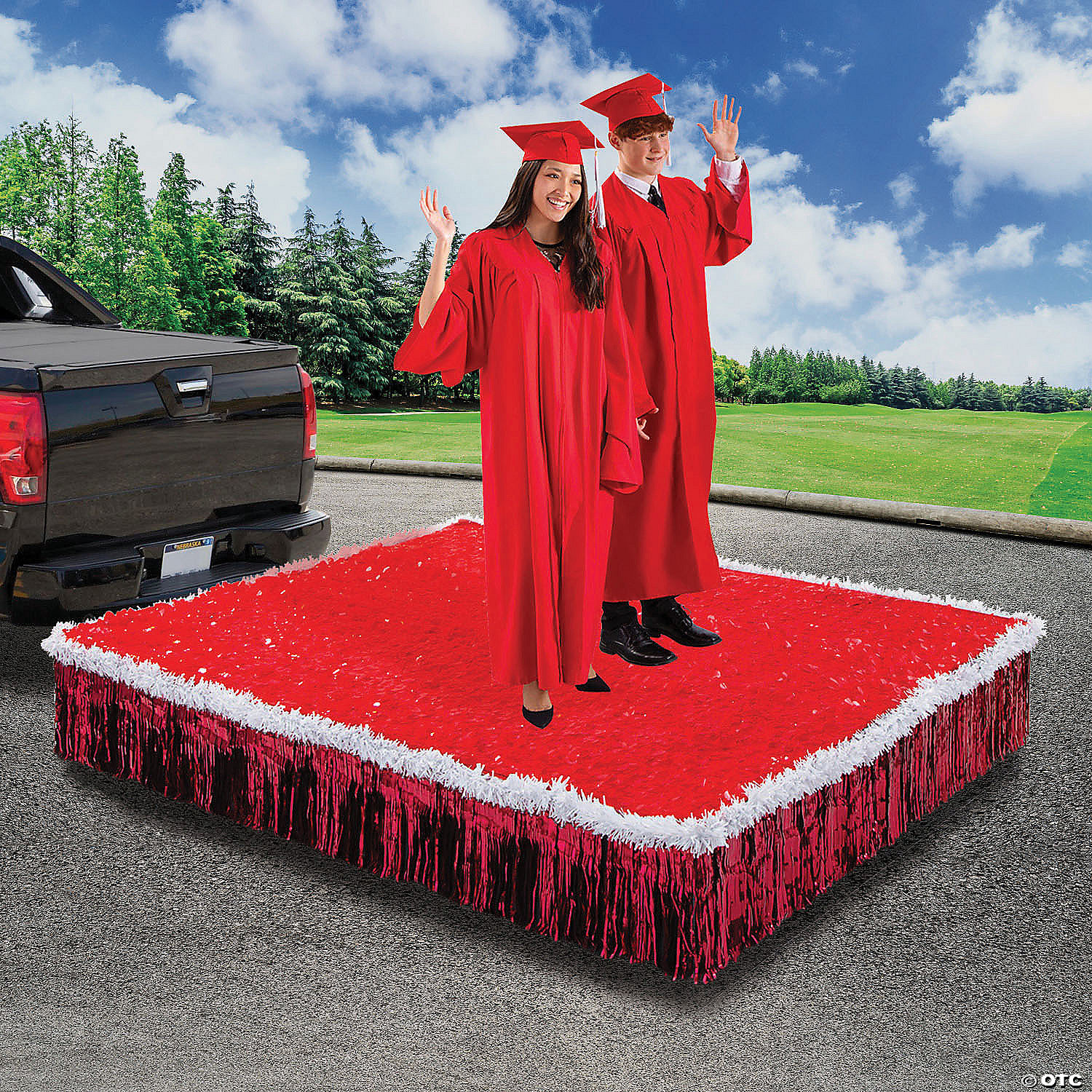 Red Parade Float Decorating Kit – 8 Pc. | Oriental Trading