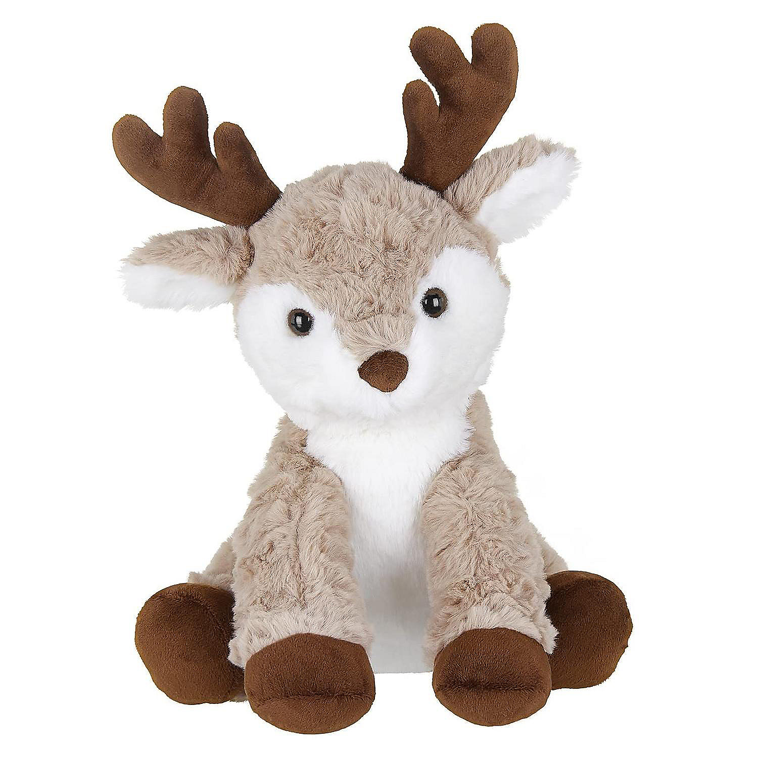 Reiny Soft Plush CuddlyReindeer Stuffed Animal, 11.5 Inch