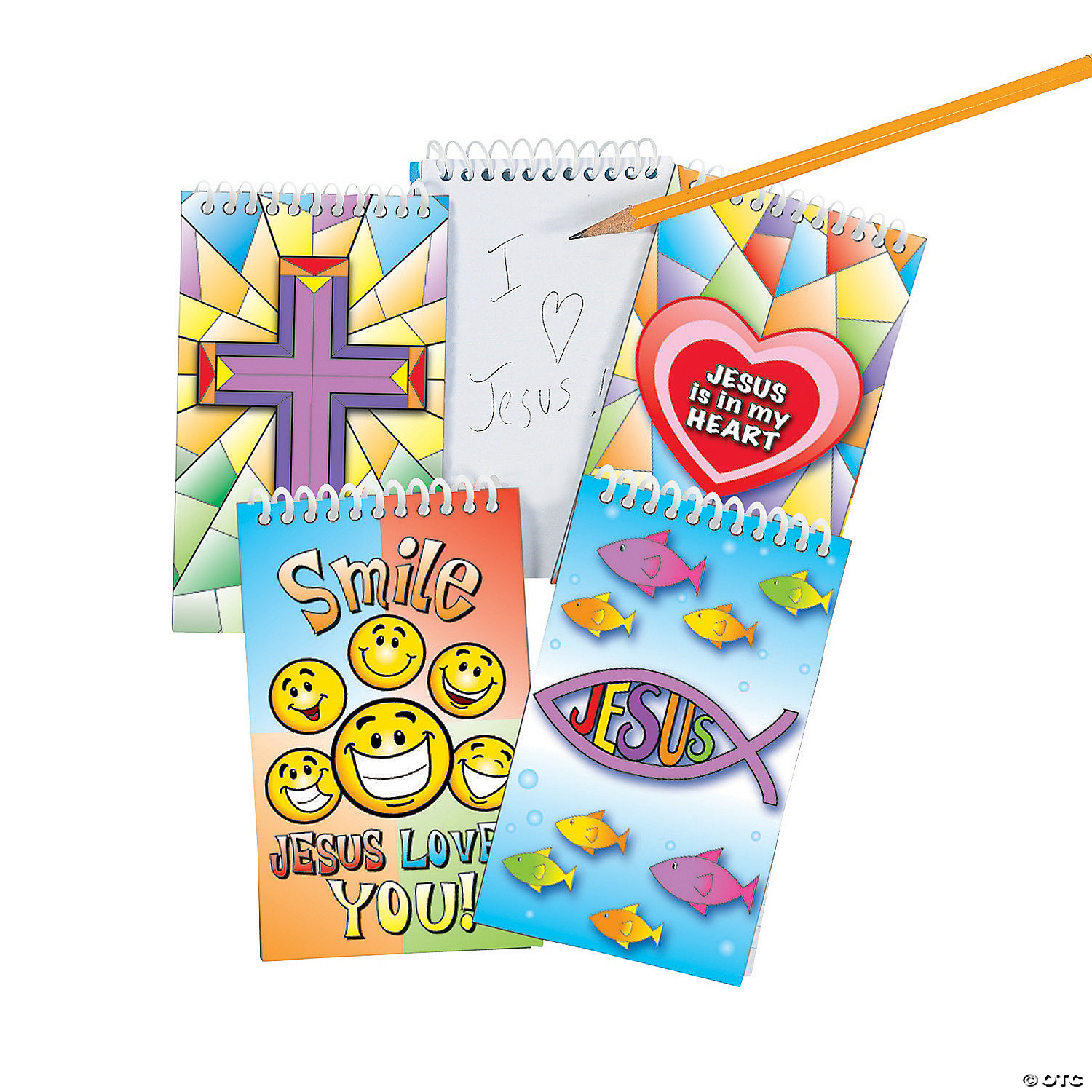 Religious Spiral Notepads - 24 Pc. | Oriental Trading