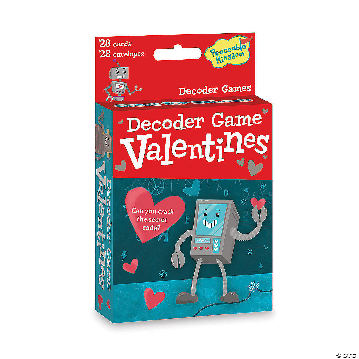 Robot Decoder Valentine's Day Cards - 28 Pc.