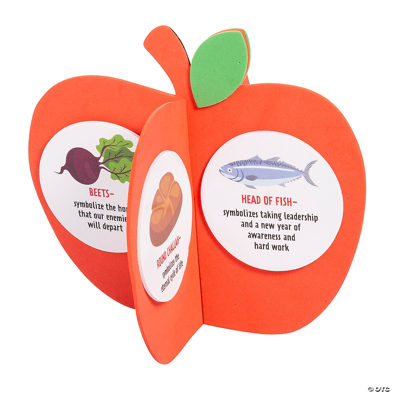 Rosh Hashanah Apple Craft Kit - Makes 12 | Oriental Trading