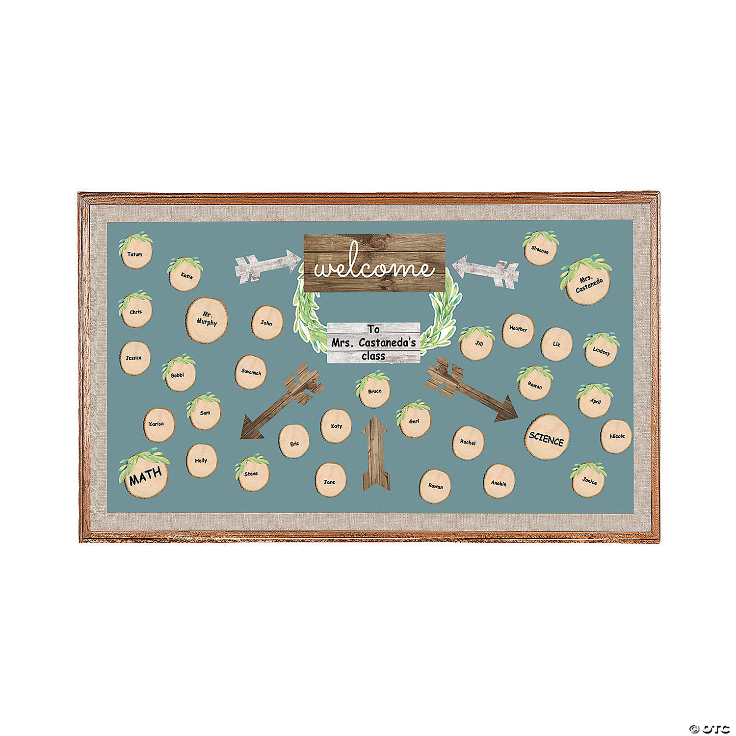 Rustic Classroom Bulletin Board Set - 64 Pc. - Discontinued