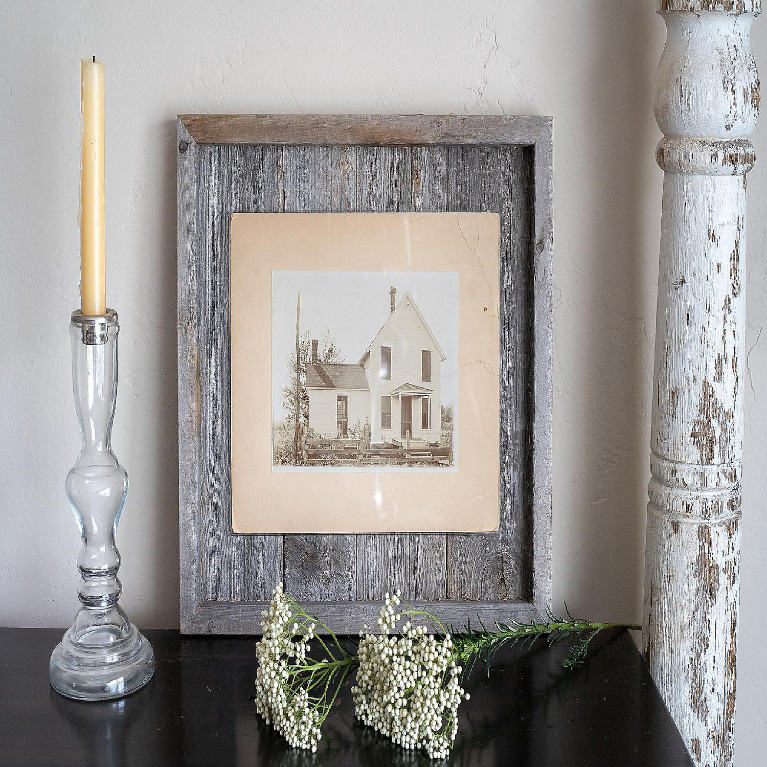 Rustic Farmhouse Reclaimed Solid Wood 5 x 7 Plank Picture Frame ...