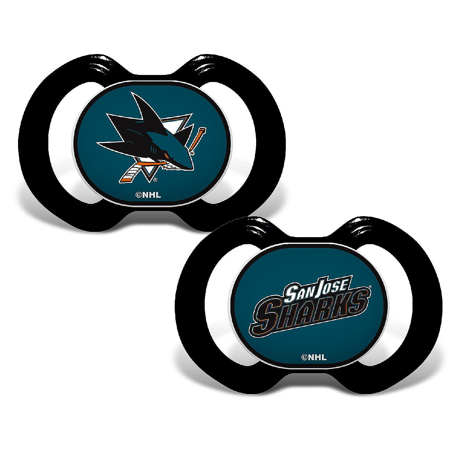 San Jose Sharks - Pacifier 2-Pack | Oriental Trading