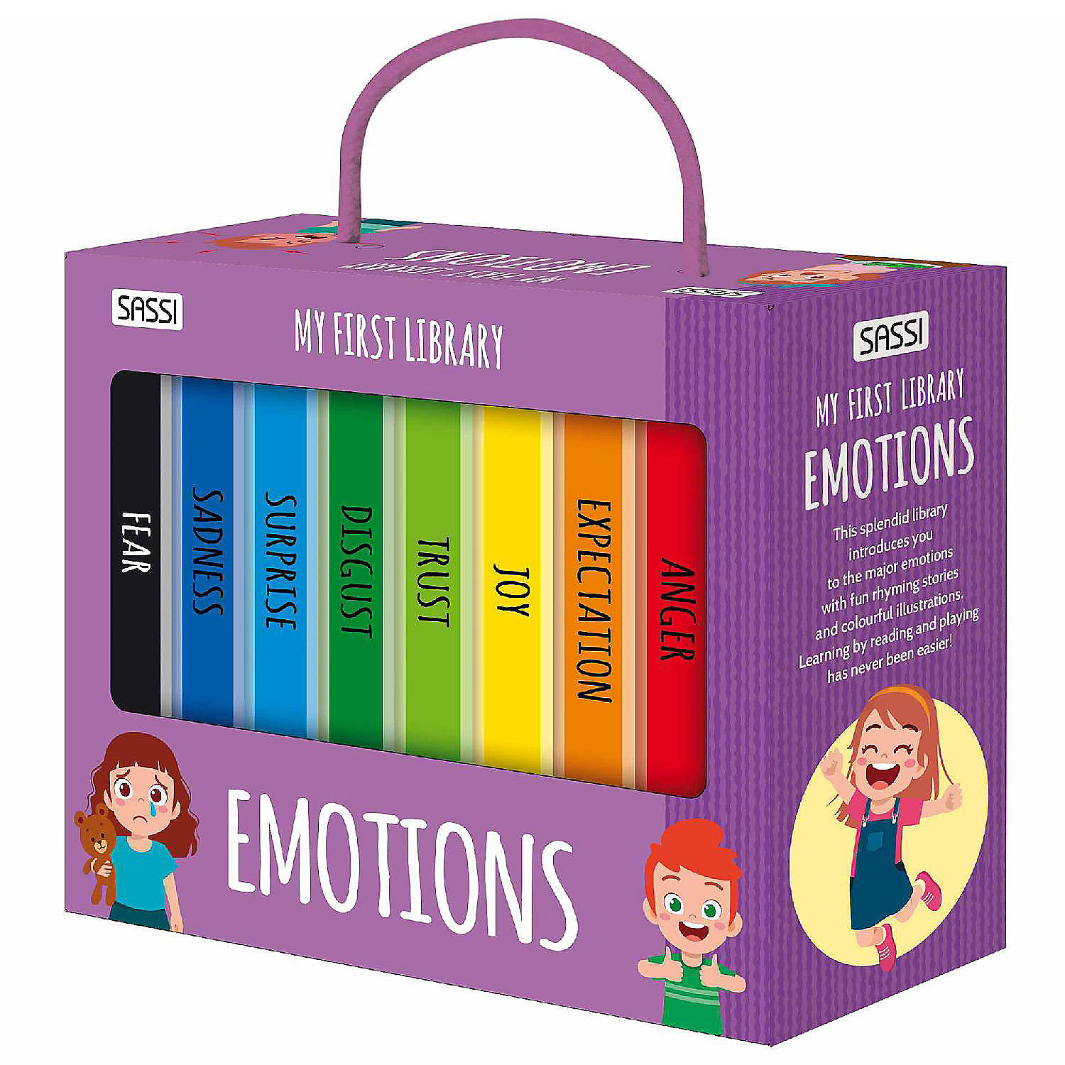 Sassi: My First Library - Emotions - 8 Mini-Book Set, Feelings ...