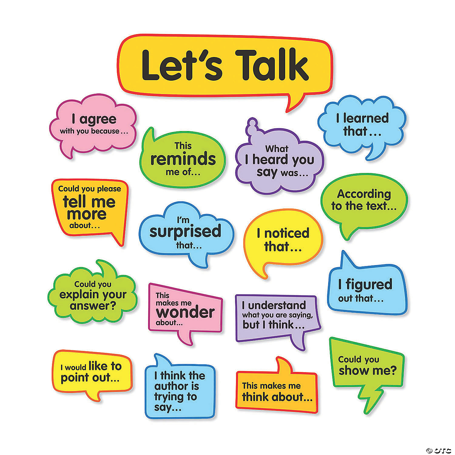 Scholastic Conversation Starters: Bulletin Board | Oriental Trading