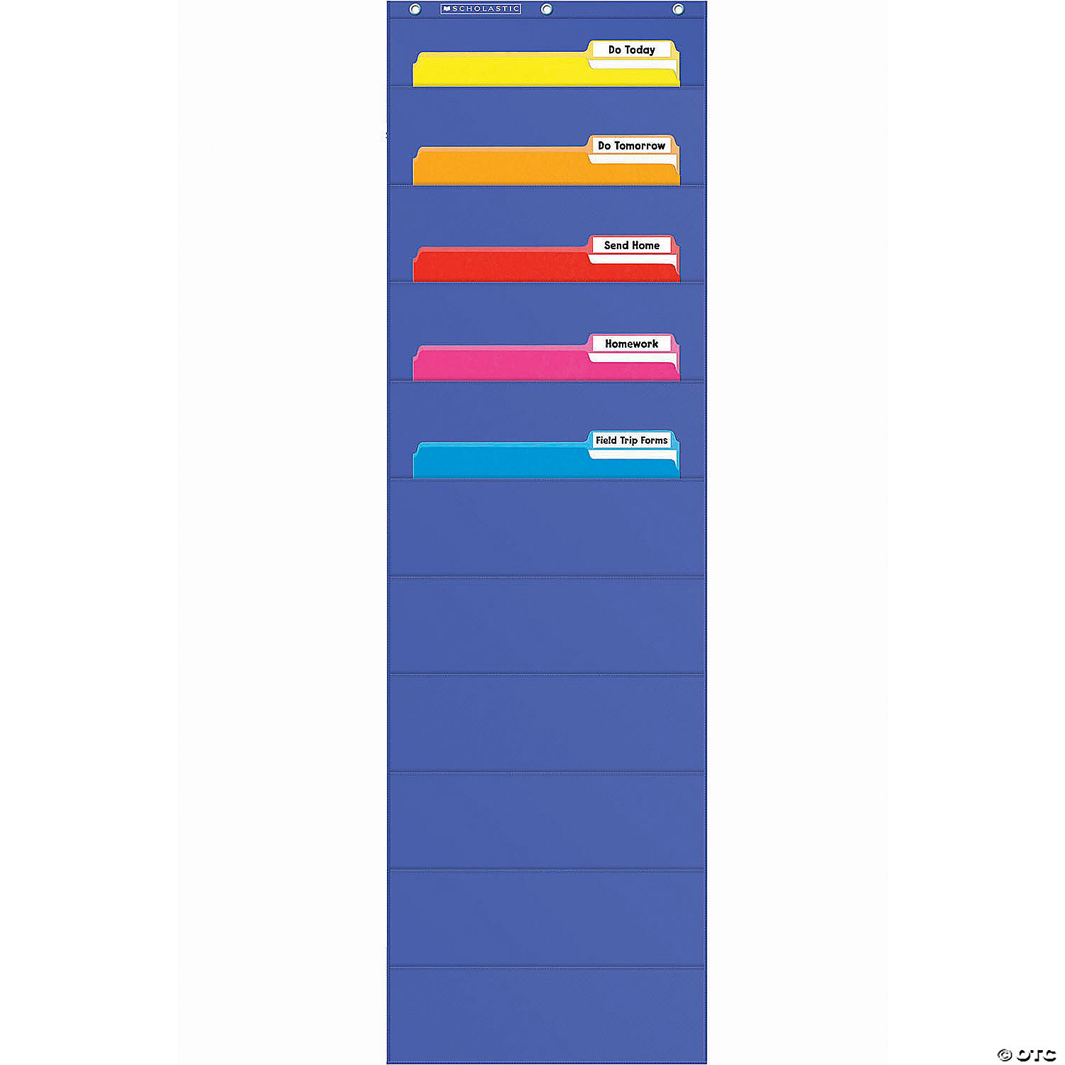 Scholastic Teacher Resources File Organizer Pocket Chart | Oriental Trading